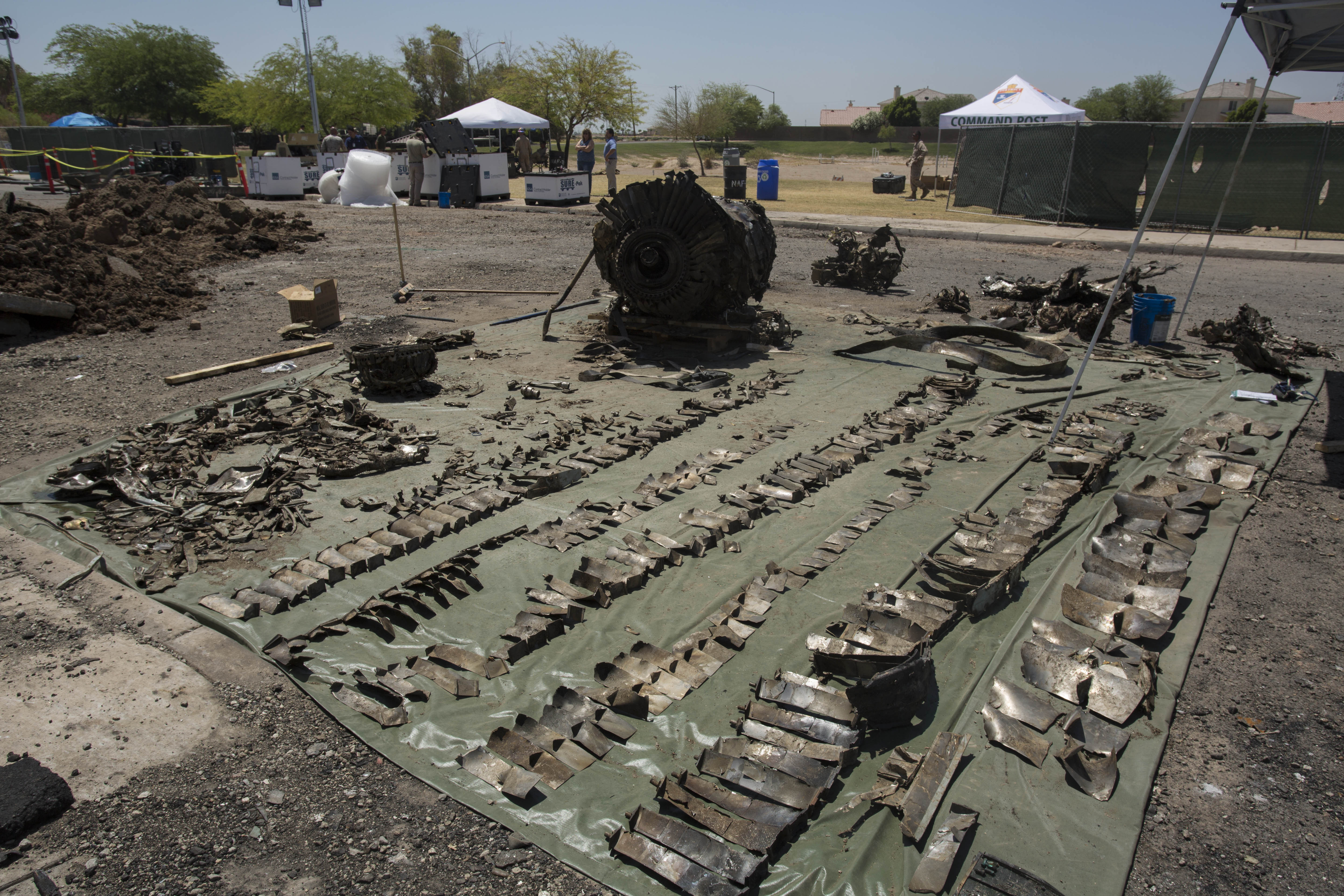MCAS Yuma Marines Conduct Crash Site Recovery and Cleanup