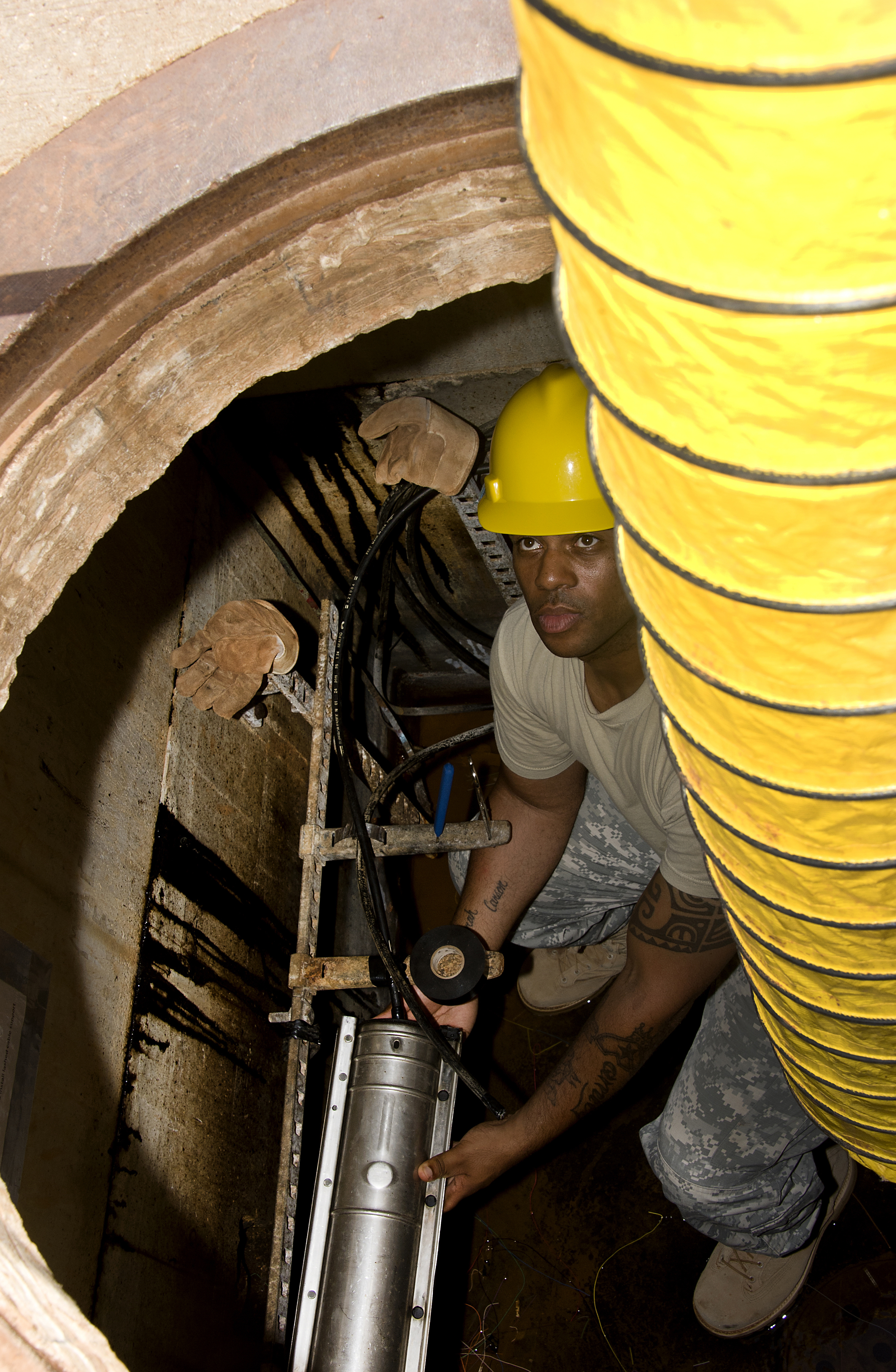 Underground warriors ensure underground safety > Sheppard Air Force ...