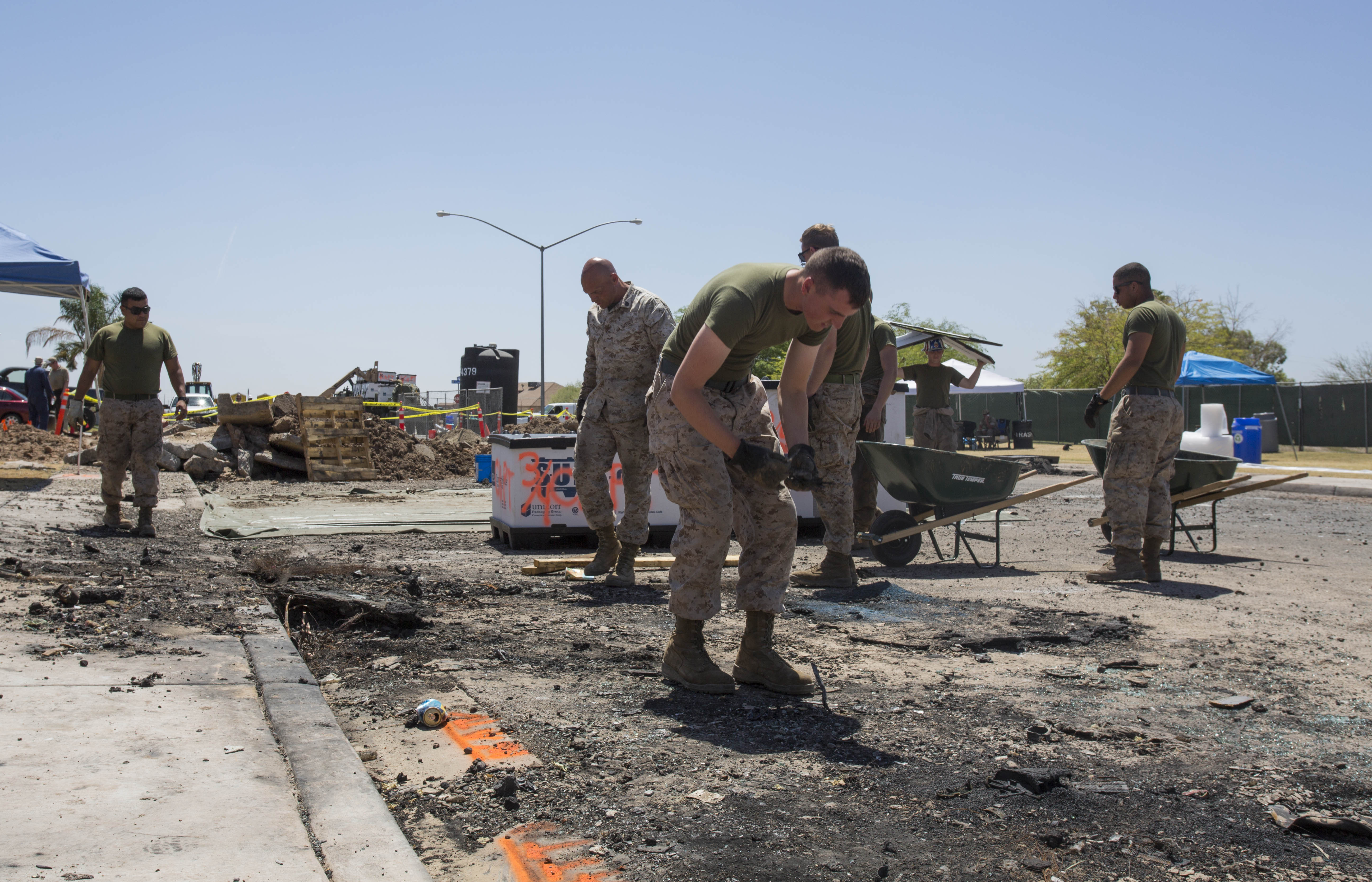 MCAS Yuma Marines Complete Crash Site Recovery, Focus Shifts to Cleanup