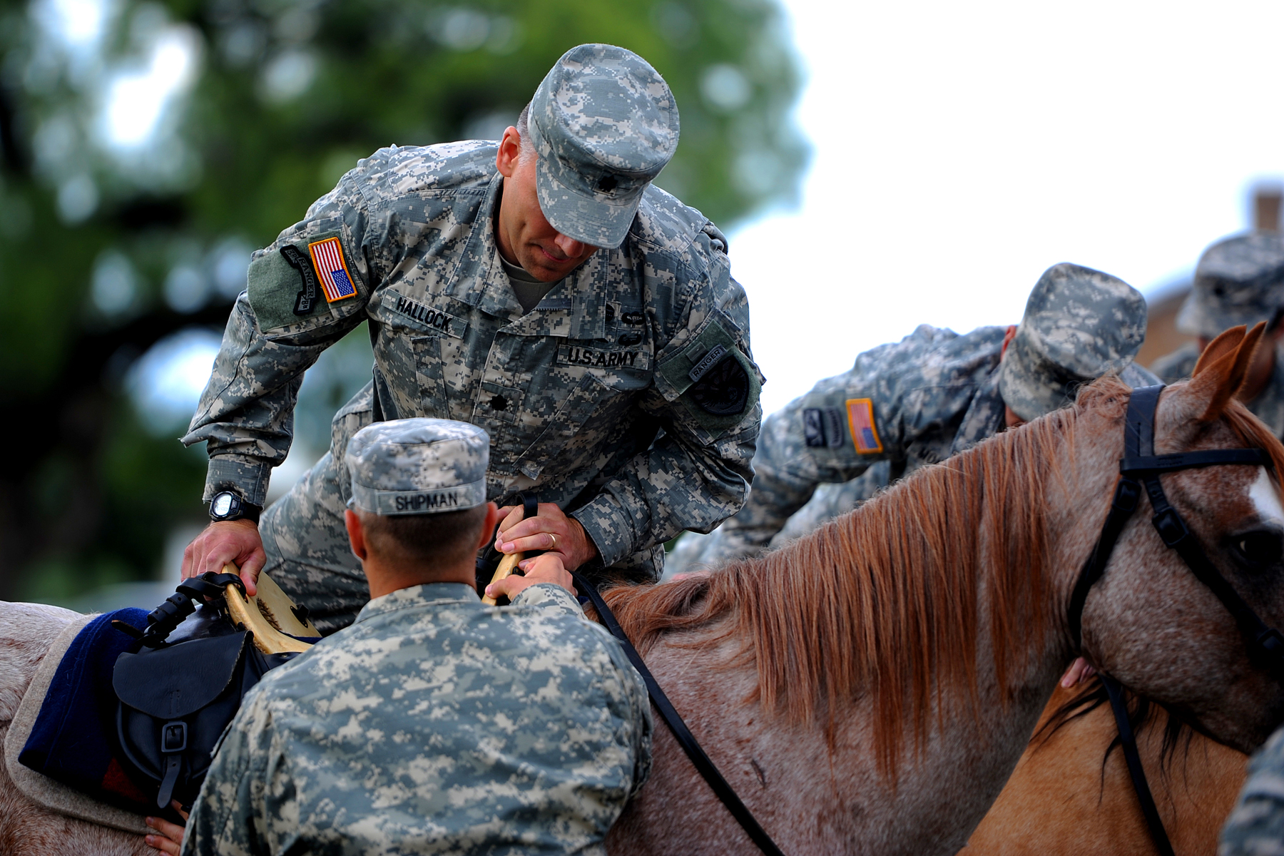 Army Lt. Col. Jason D. Hallock receives command of the 344th Military ...