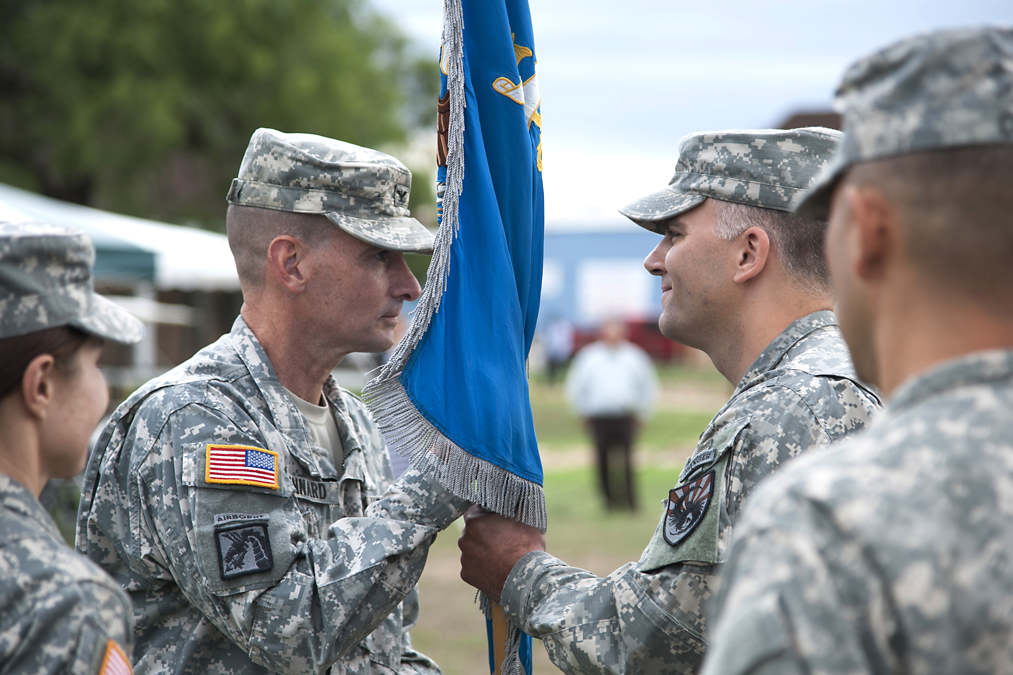 Army Lt. Col. Jason D. Hallock receives command of the 344th Military ...