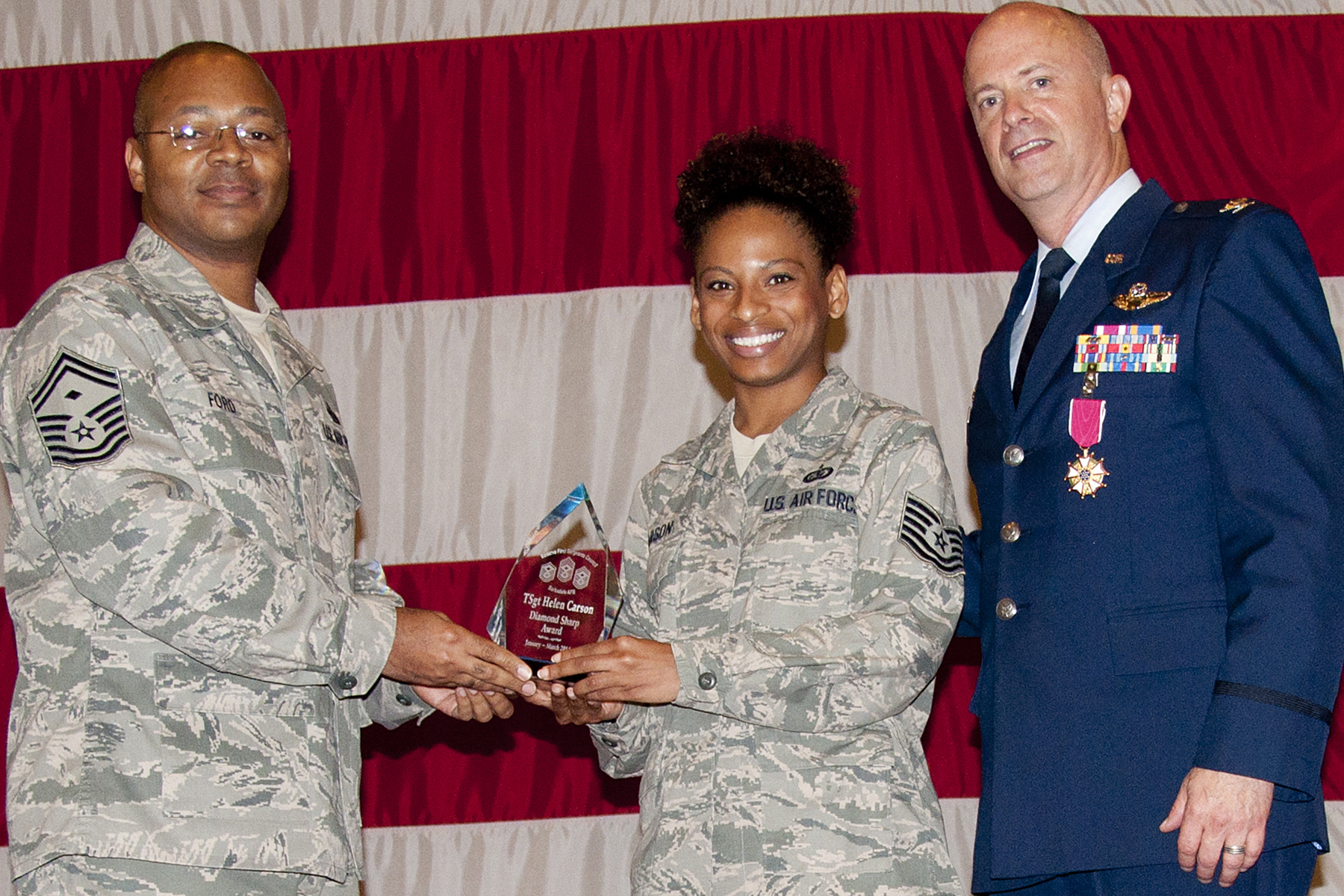 Outstanding Airmen recognized during Commander’s Call