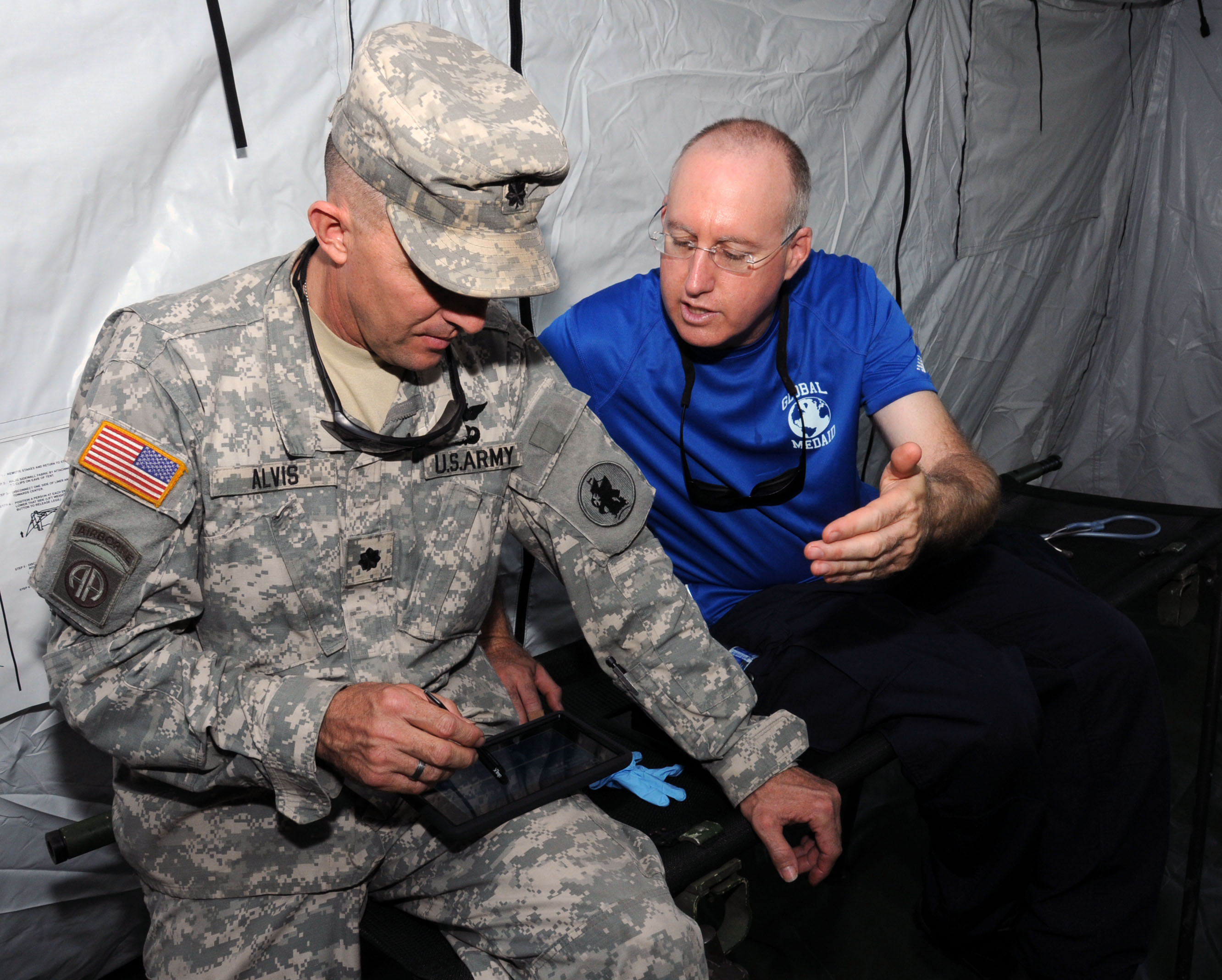 U.S. military medical unit integrates new technology in hurricane ...