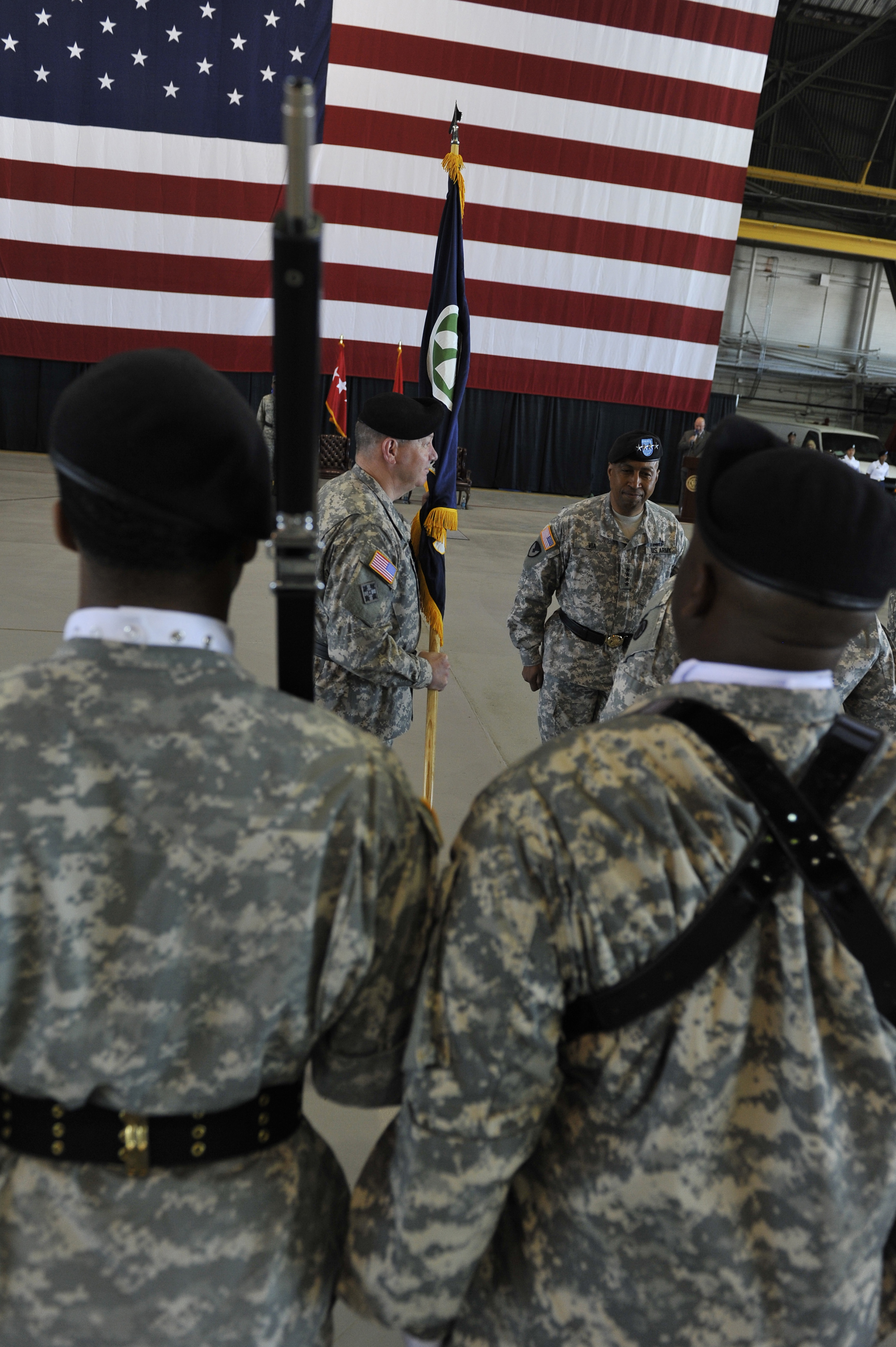 Surface Deployment and Distribution Command change of command ceremony