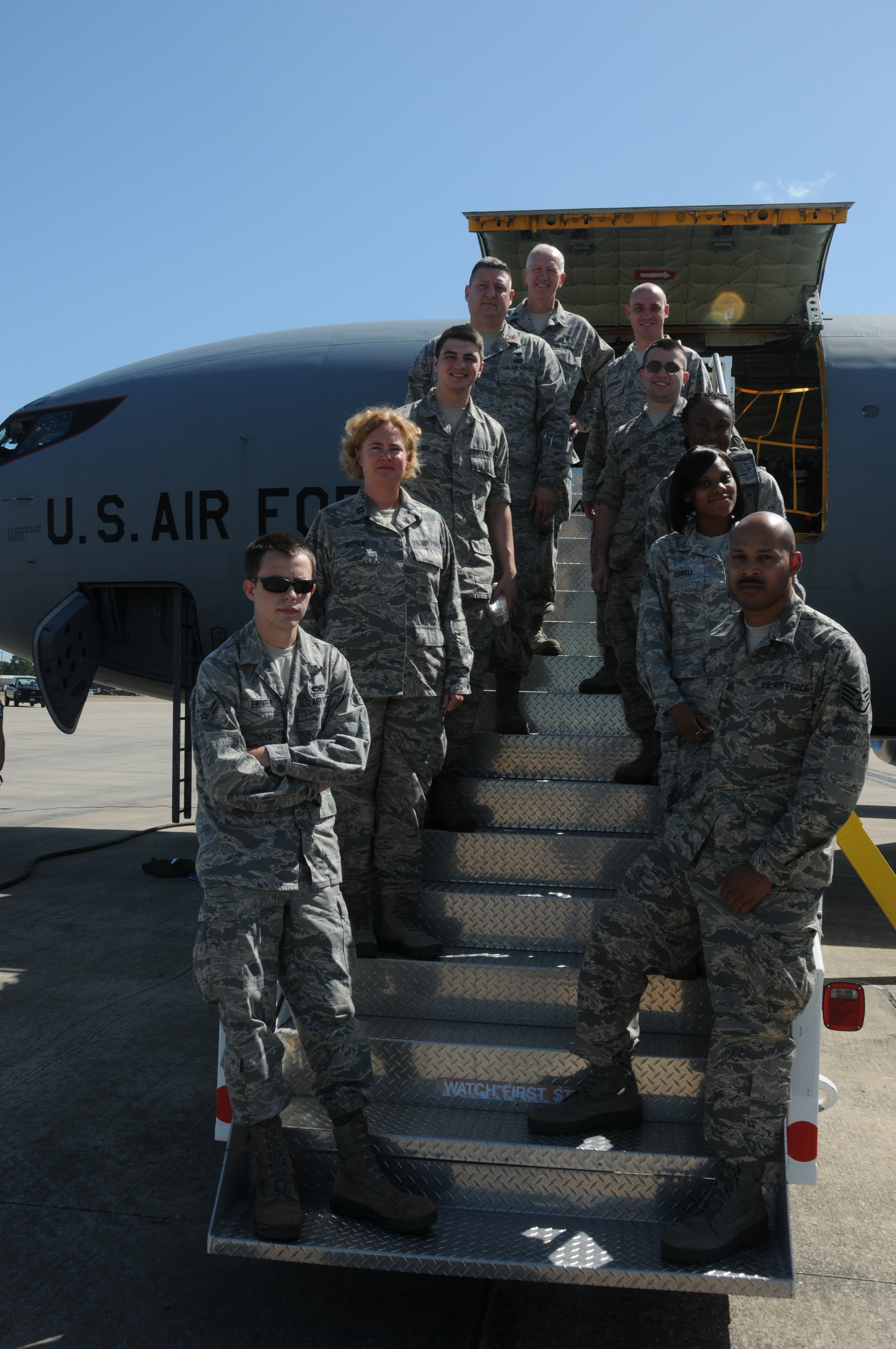 Unit members participated in an incentive flight