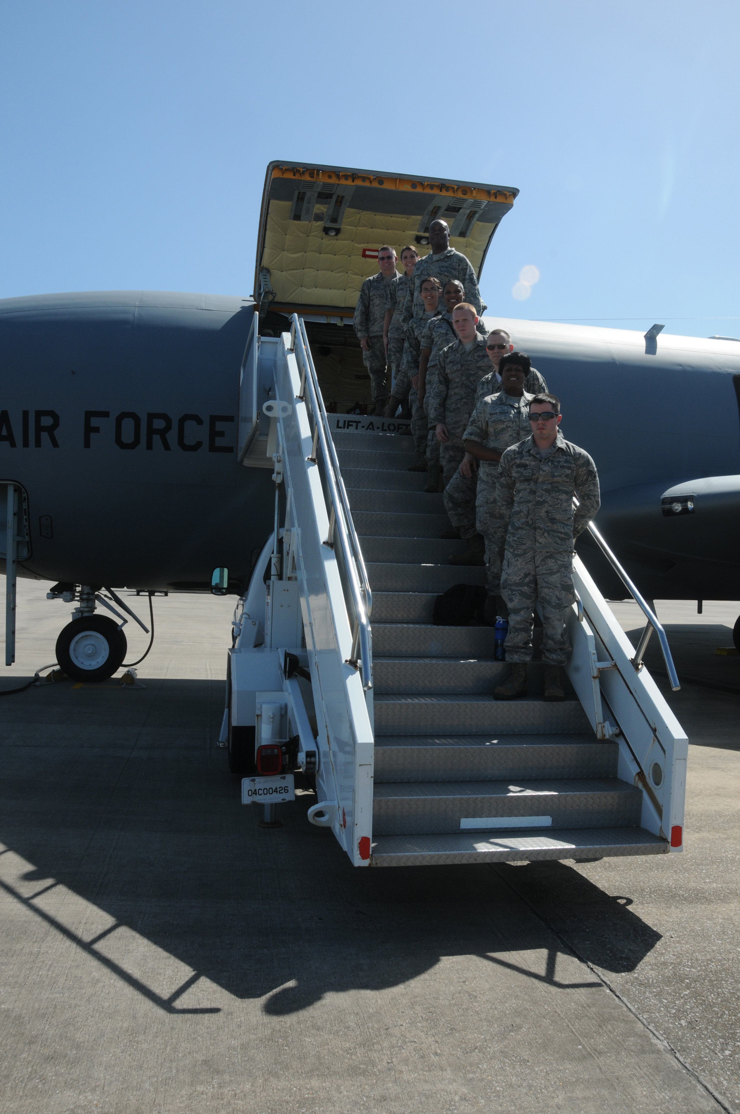 Unit members participated in an incentive flight