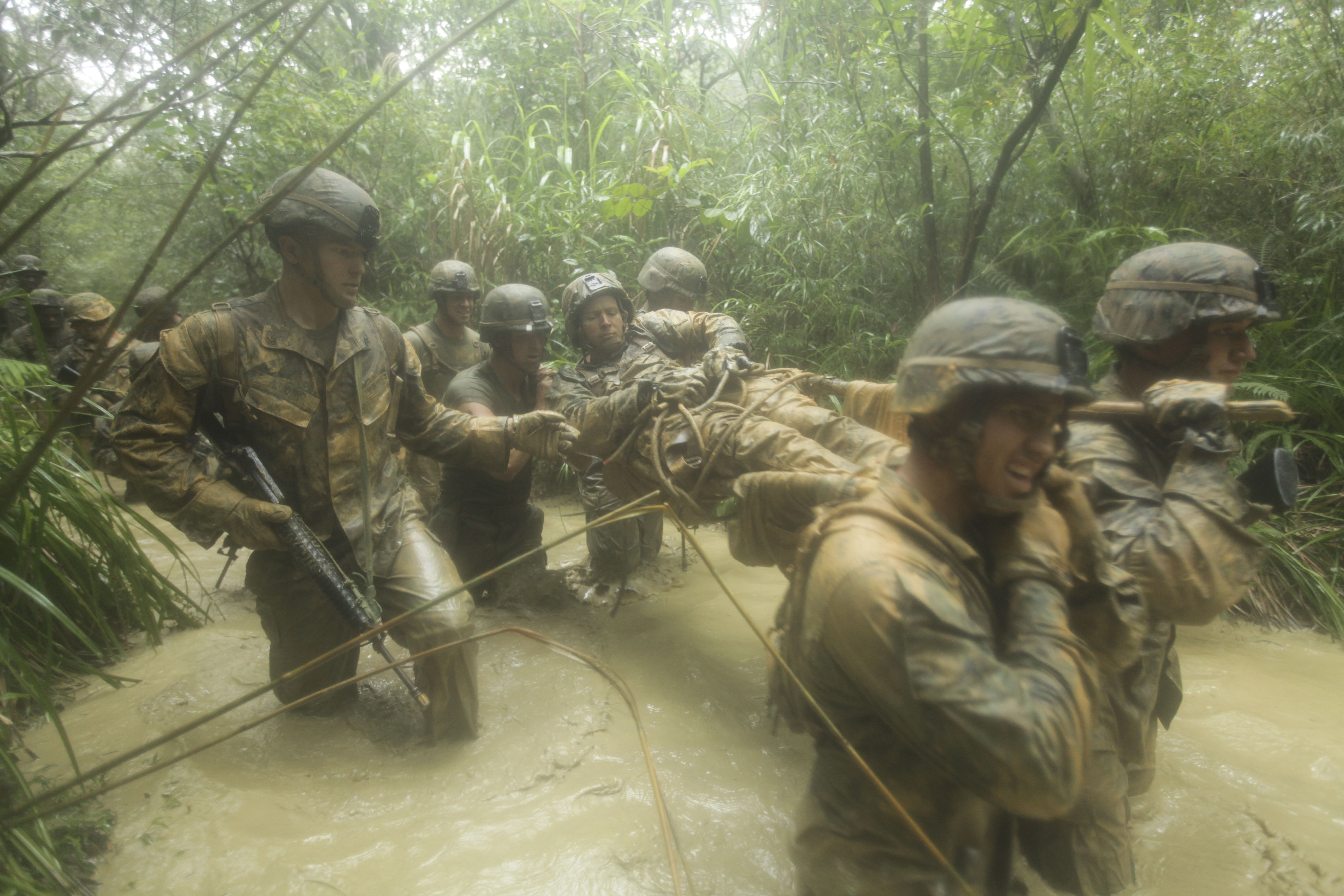 Marines endure culminating event during jungle warfare training > 31st ...