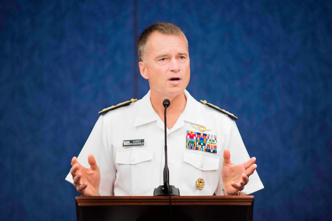Navy Adm. James A. Winnefeld Jr., vice chairman of the Joint Chiefs of ...