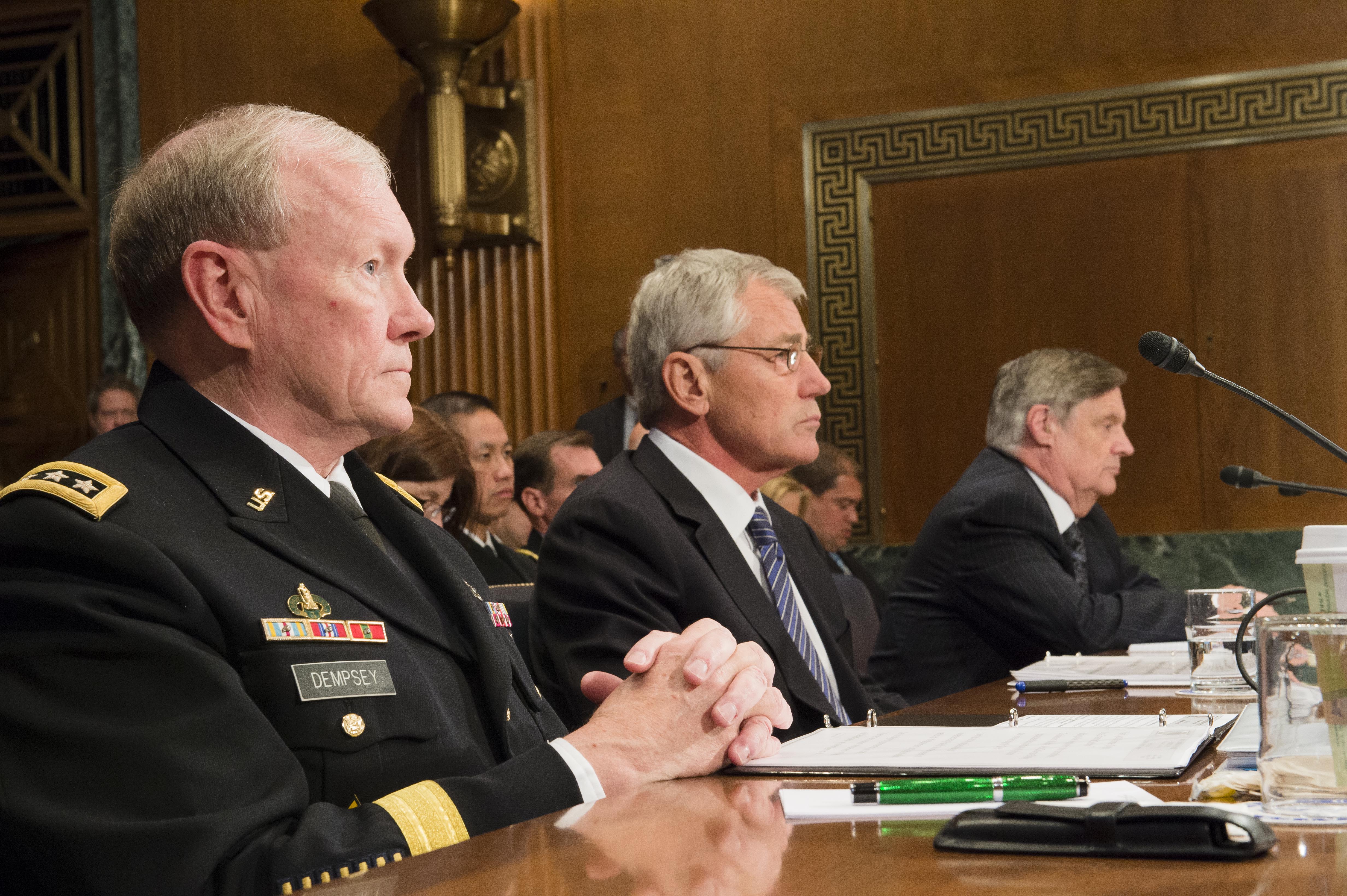 SECDEF, CJCS, Comptroller Testify before Senate on 2015 Budget