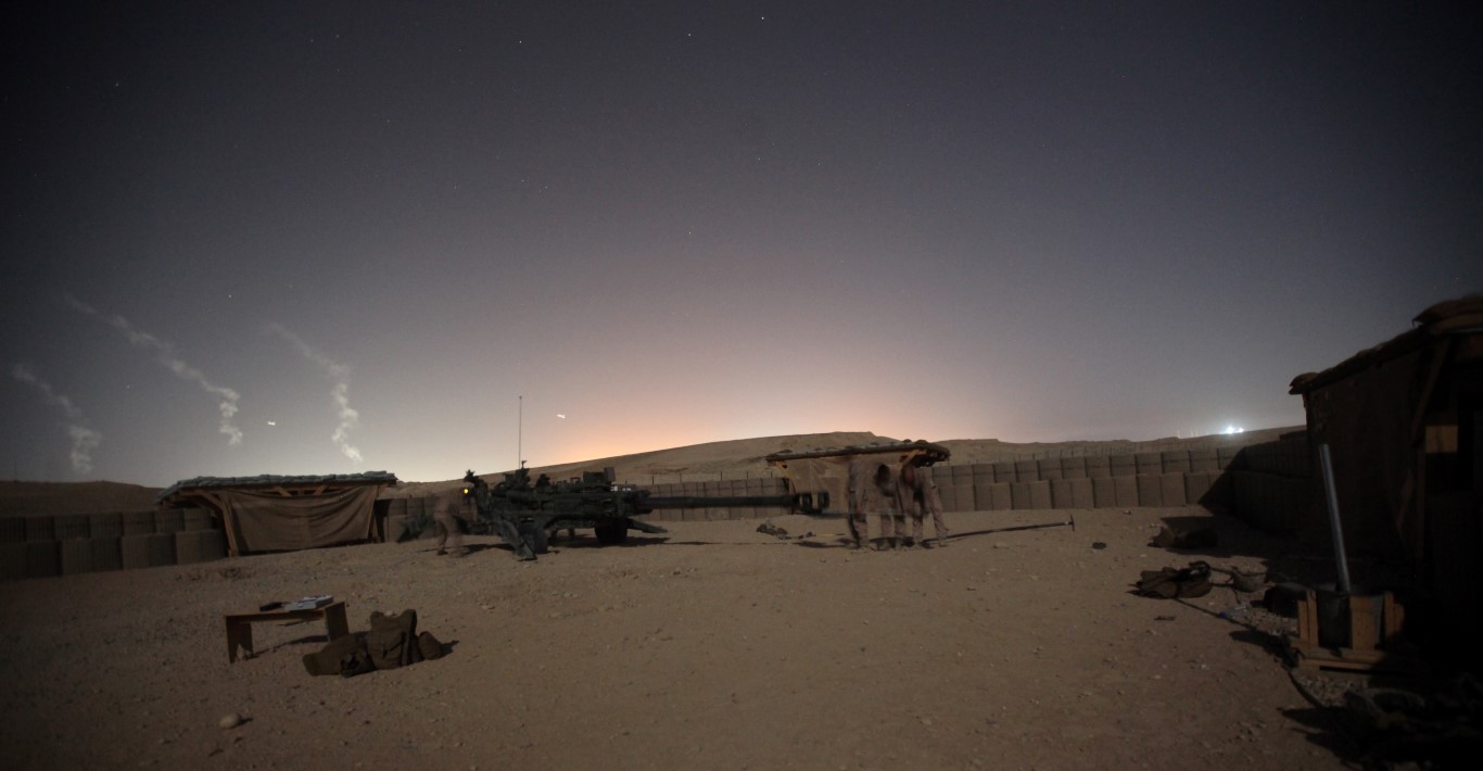 Tango Battery provides artillery support for coalition forces in ...