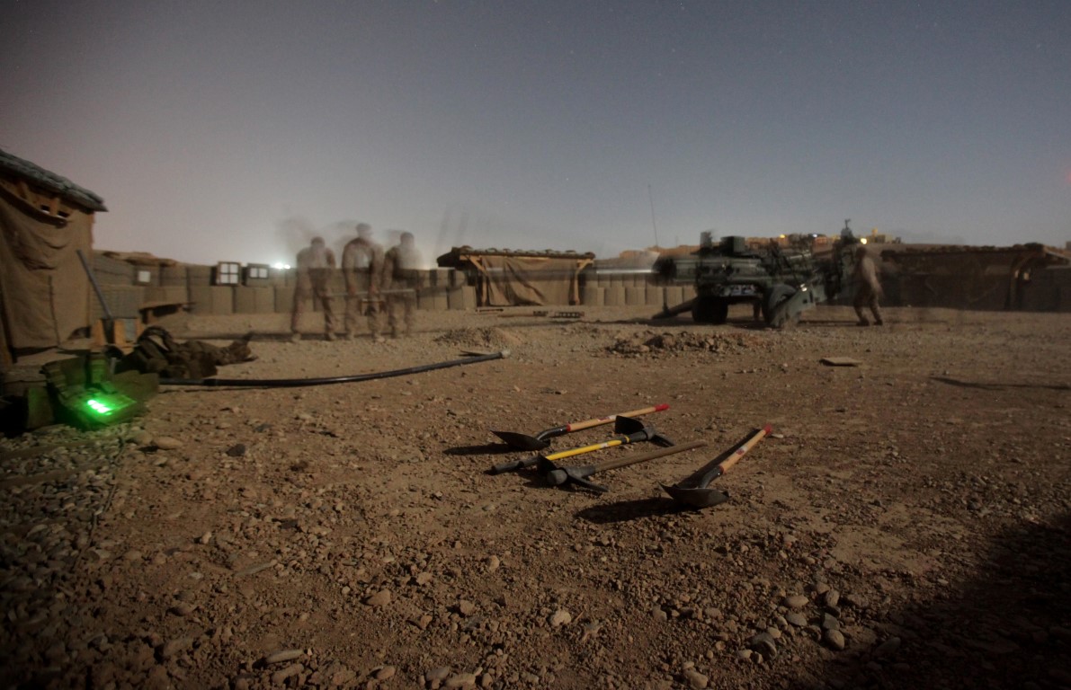 Tango Battery provides artillery support for coalition forces in ...
