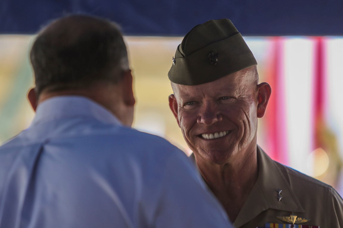 1st CEB change of command