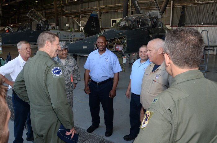 Gen. Robin Rand visits the 12th Flying Training Wing