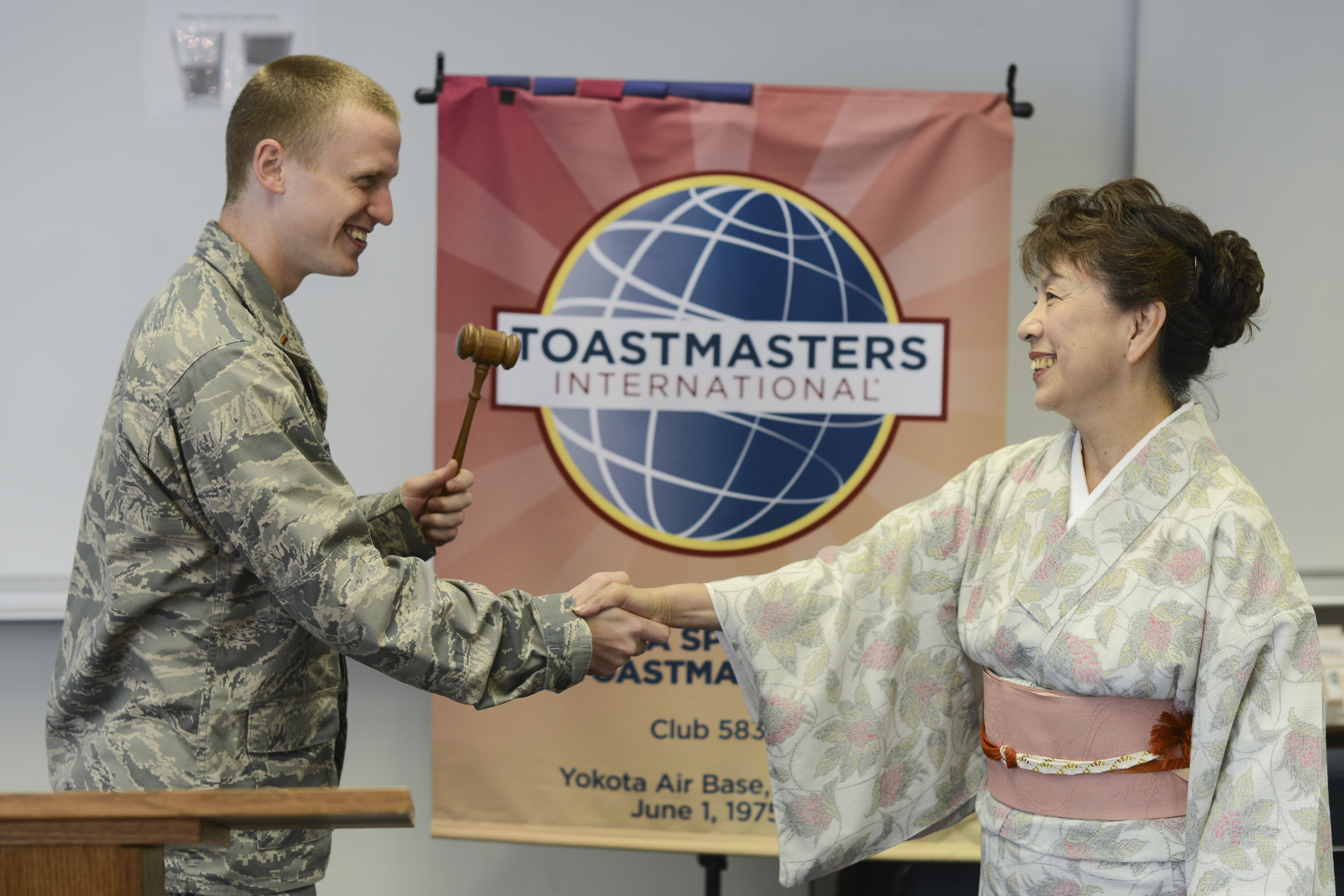 Toasting to successful public speaking > Yokota Air Base > Article Display