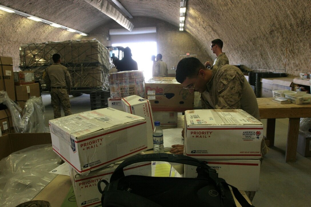 In peace time and in war there will always be mail call