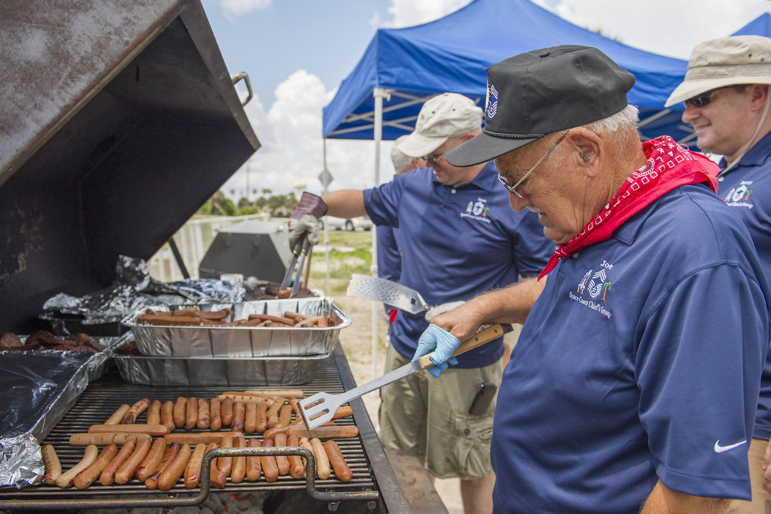 Junior enlisted celebrate during appreciation picnic