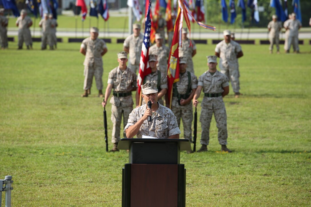 Hall passes legacy to Scott as MARSOC sergeant major