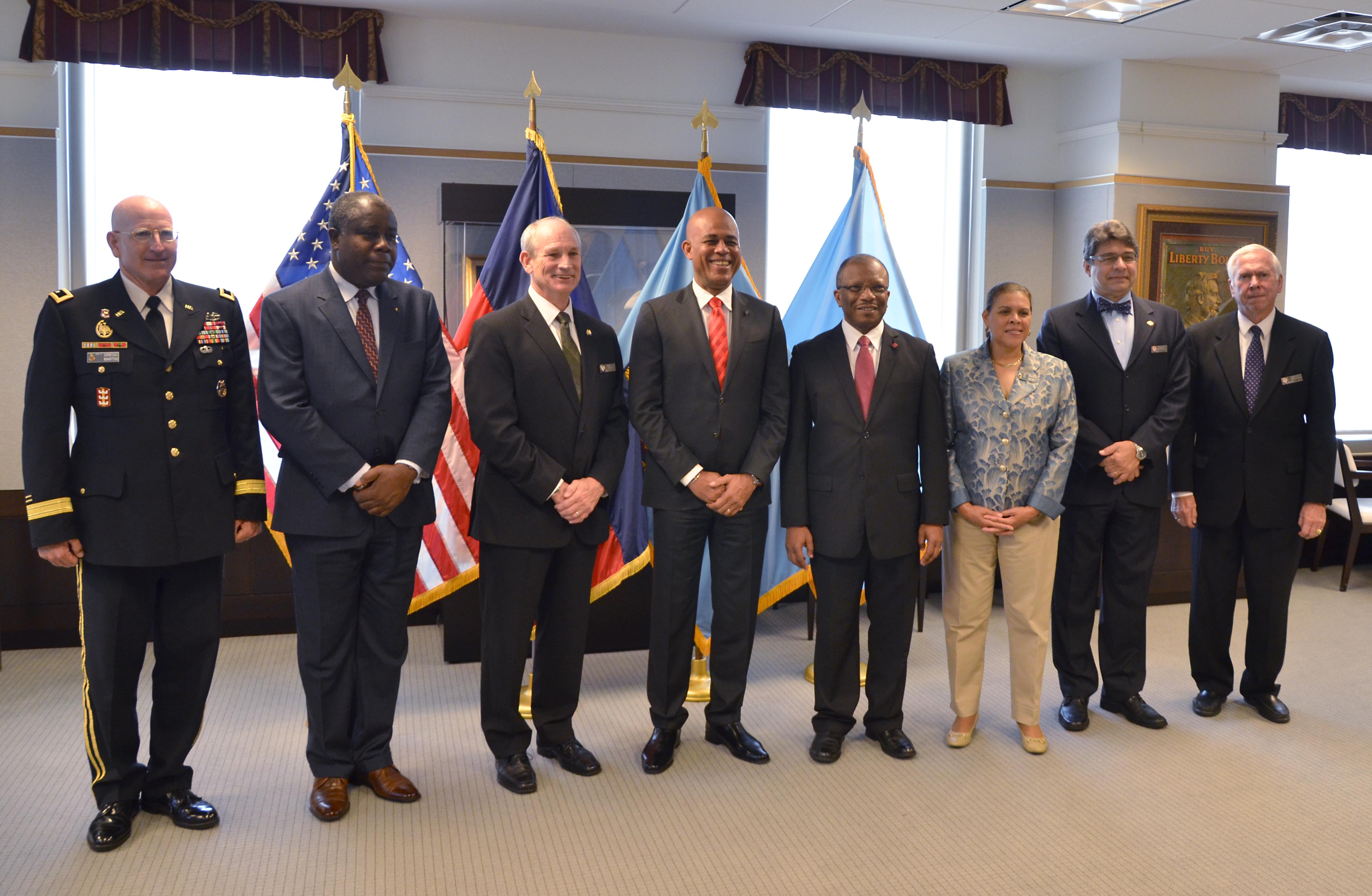 Haitian President Michel Martelly Visits the Perry Center > National ...