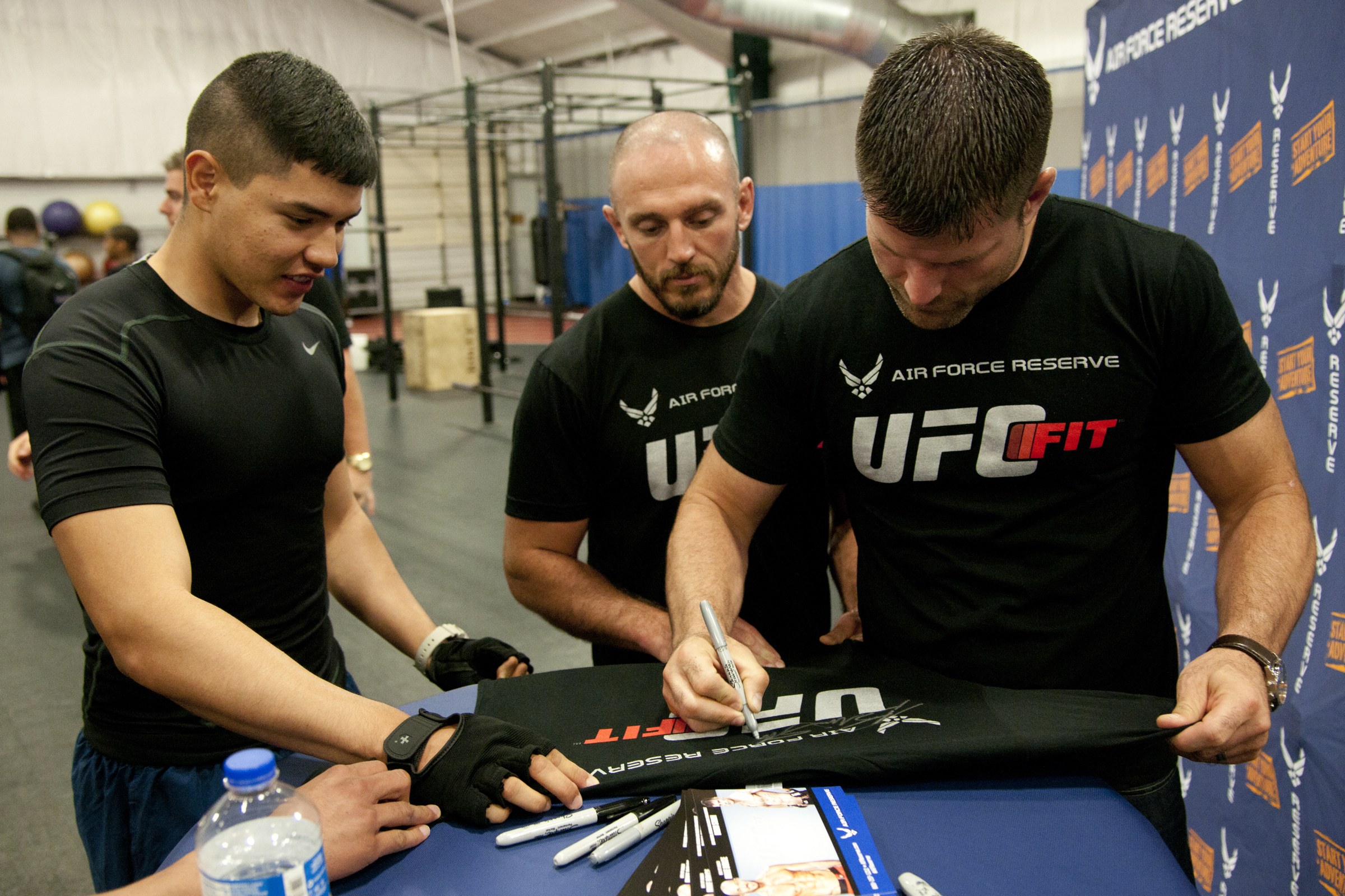 UFC fighters visit Team Andrews > Joint Base Andrews > Article Display