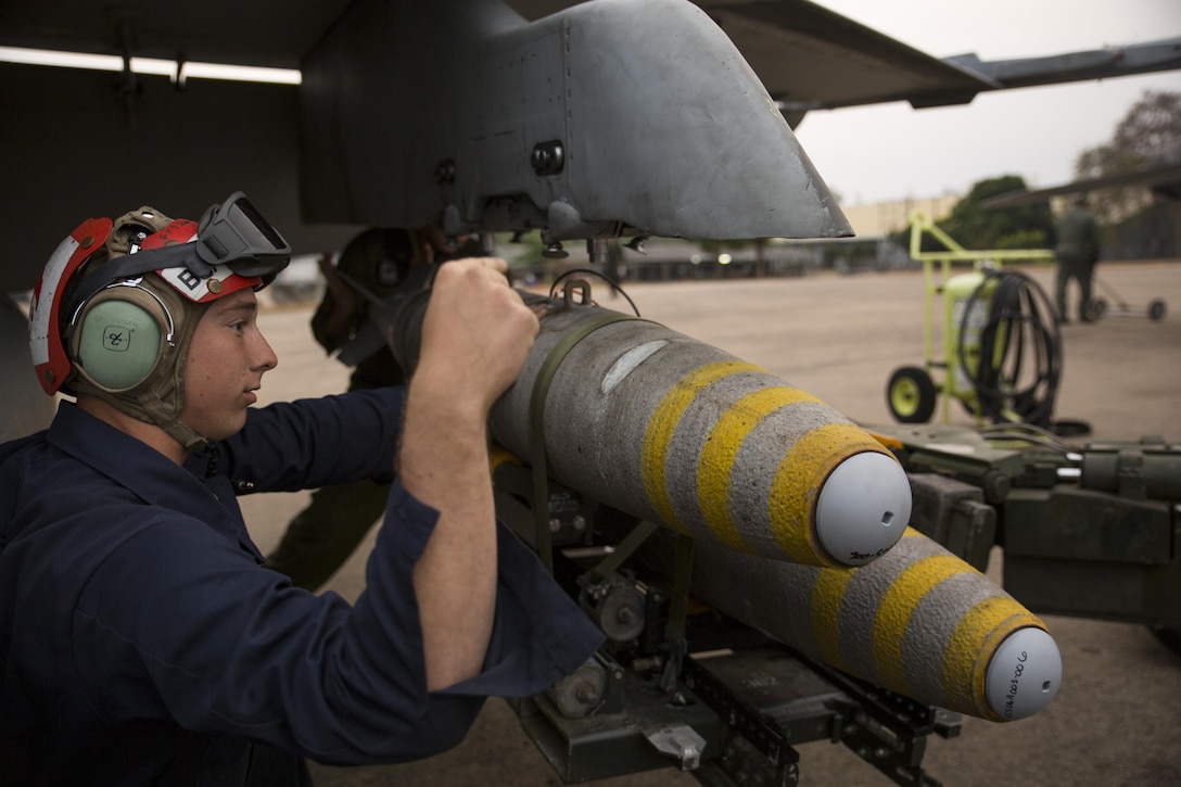 BOOM! VMFA(AW)-242 ordnance helps bats drop bombs