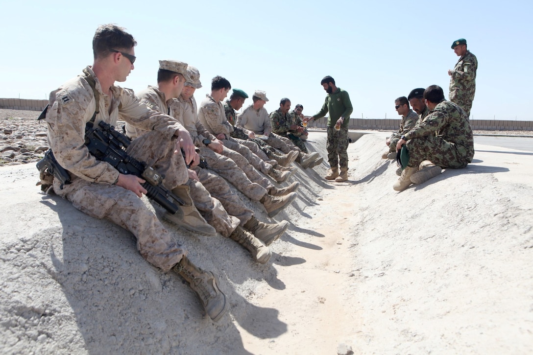 Marines conduct site survey of Afghan landing zone