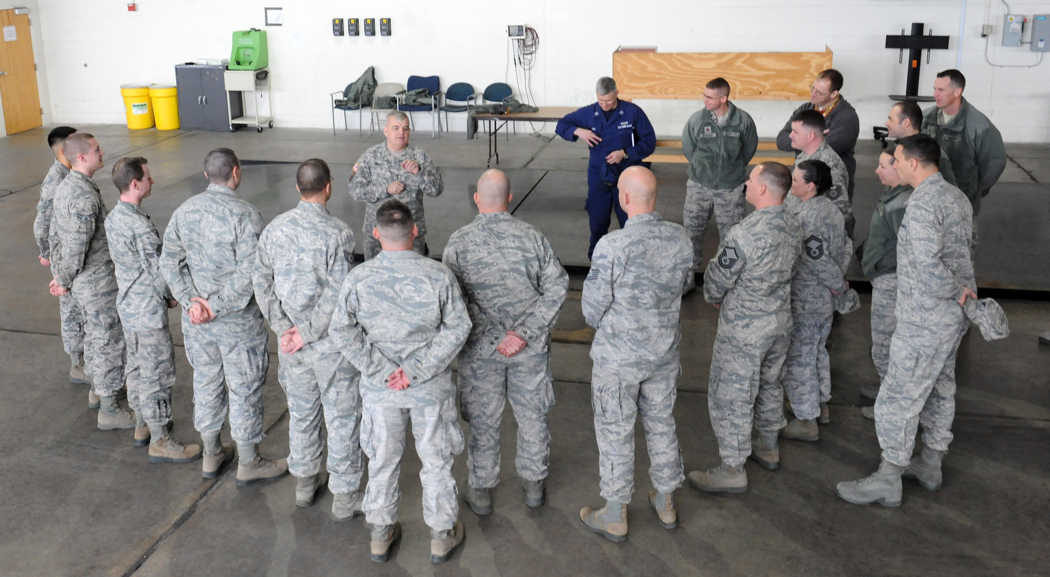 JTF-CS commander recognizes JBLE Airmen