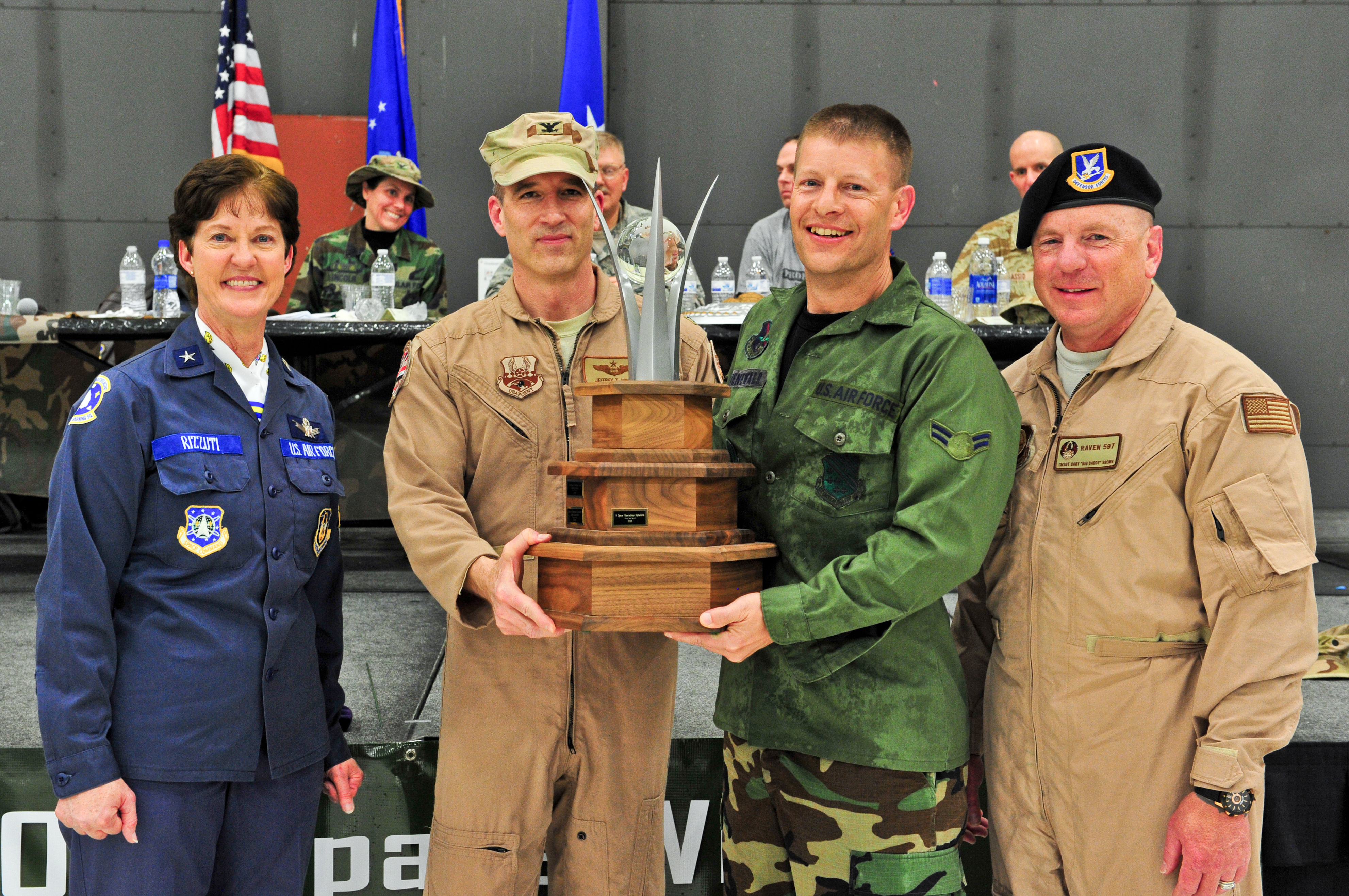 Space wing reservists showcase grit, heritage during combat dining in ...