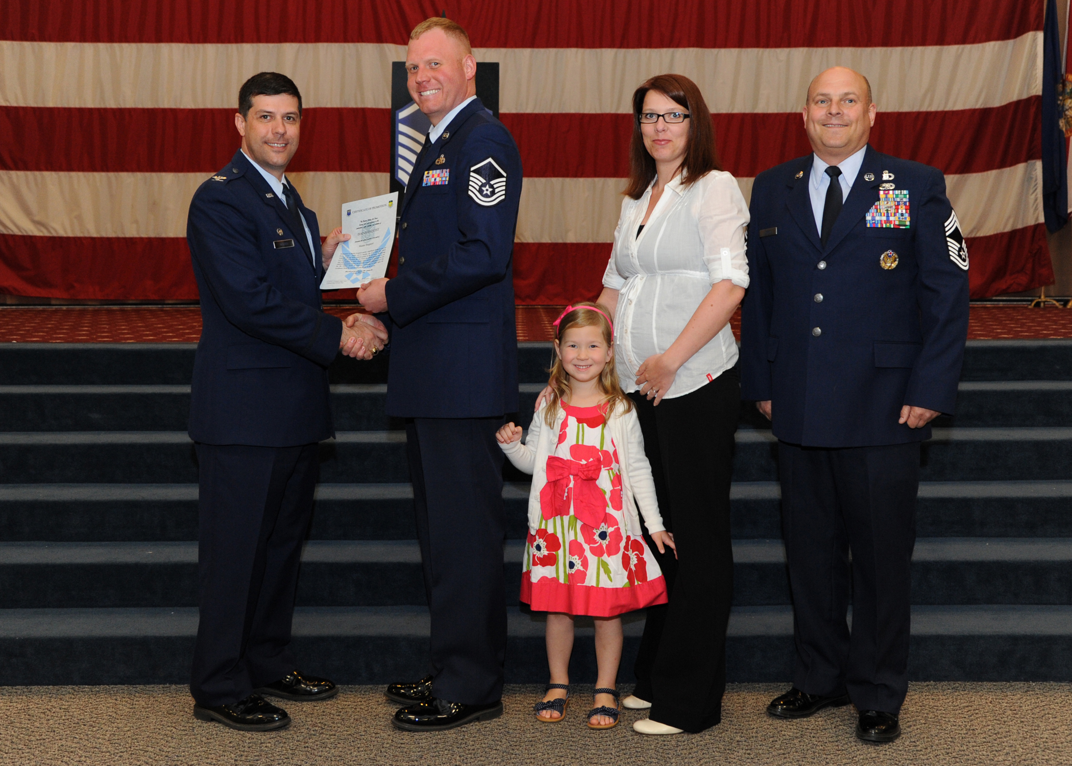 February promotion ceremony