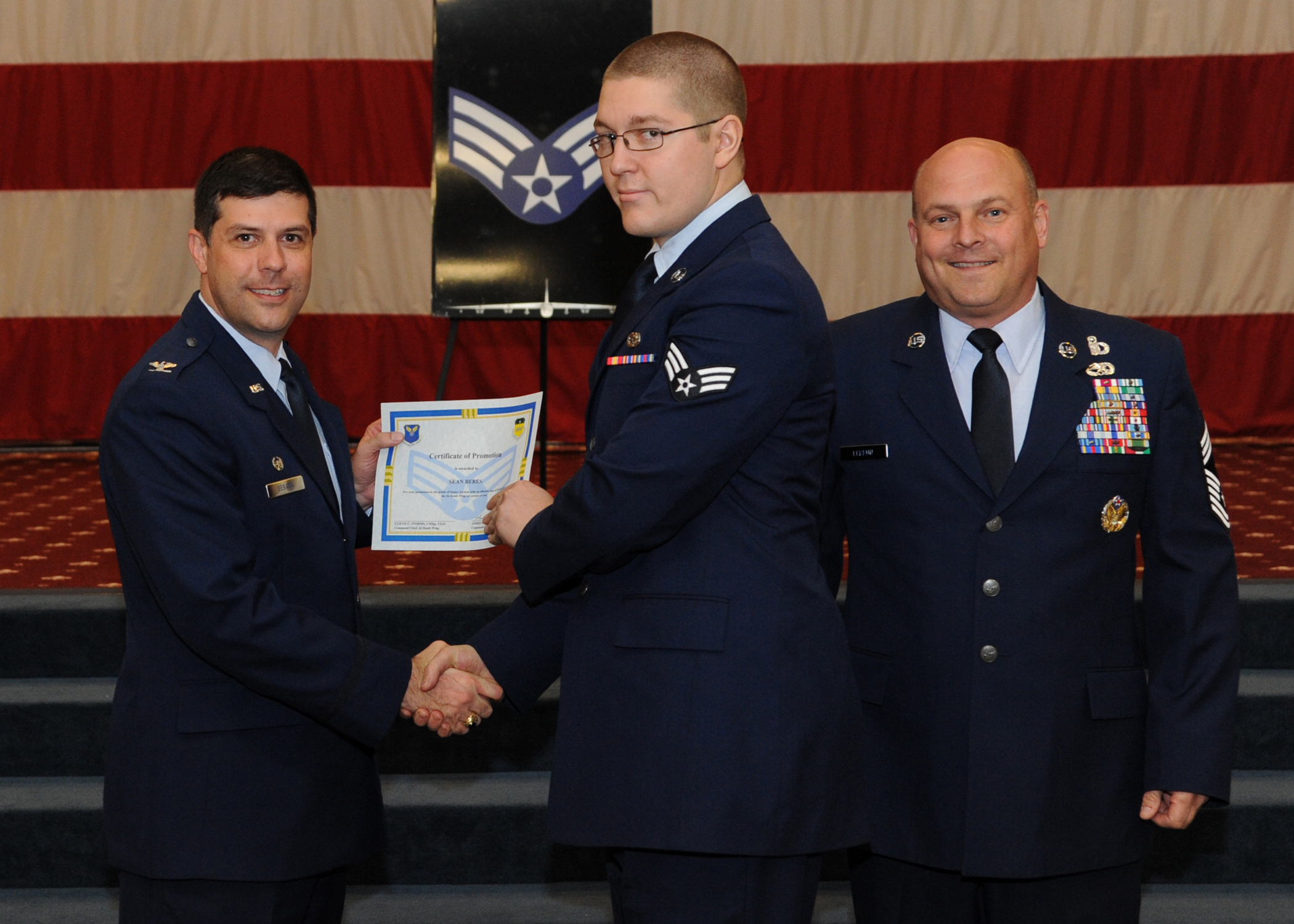 February promotion ceremony
