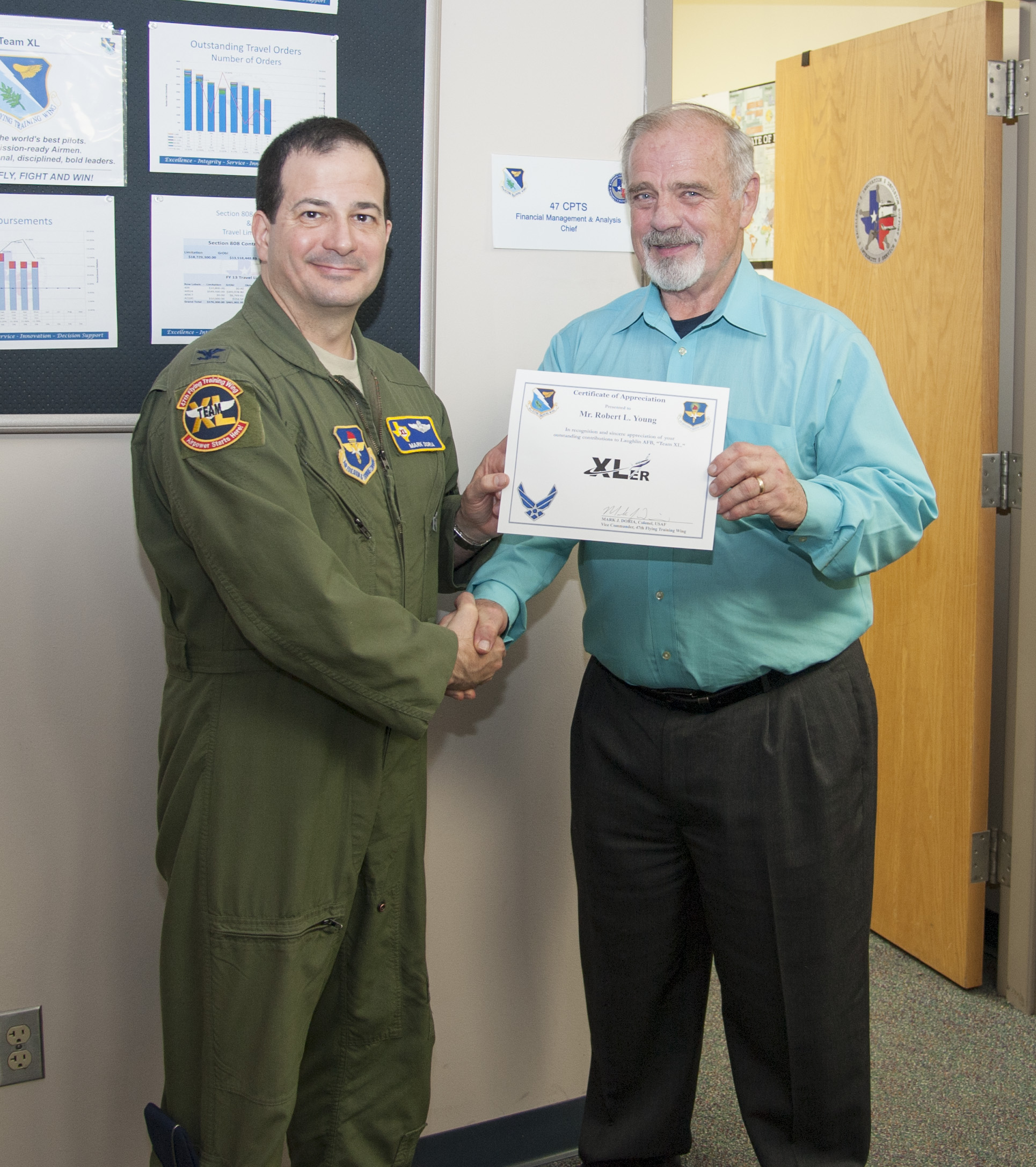Laughlin XLer: Robert Young, 47th CPTS > Laughlin Air Force Base > Display