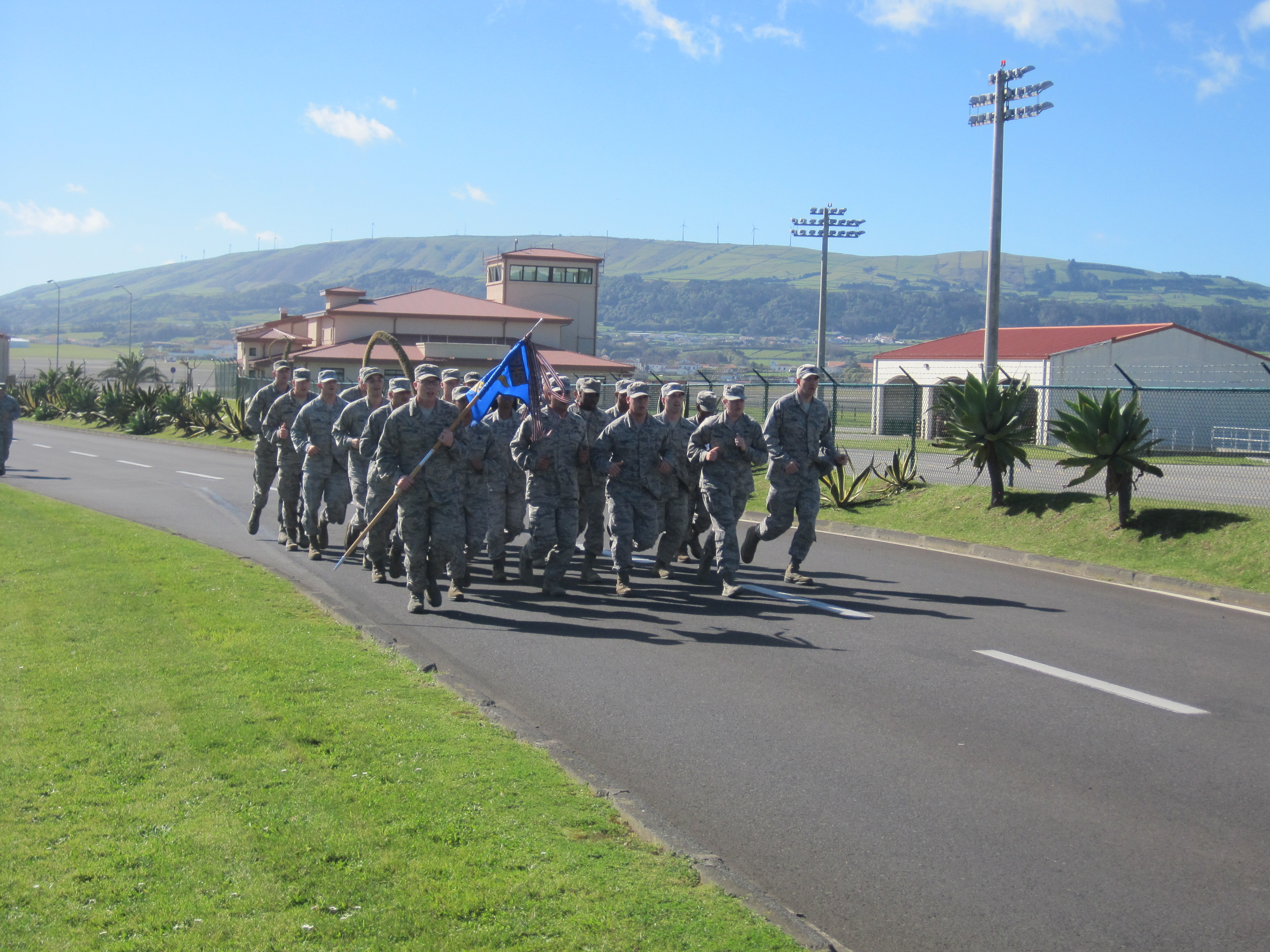 Logistics Airmen 'march' to honor fallen chief > U.S. Air Forces in ...
