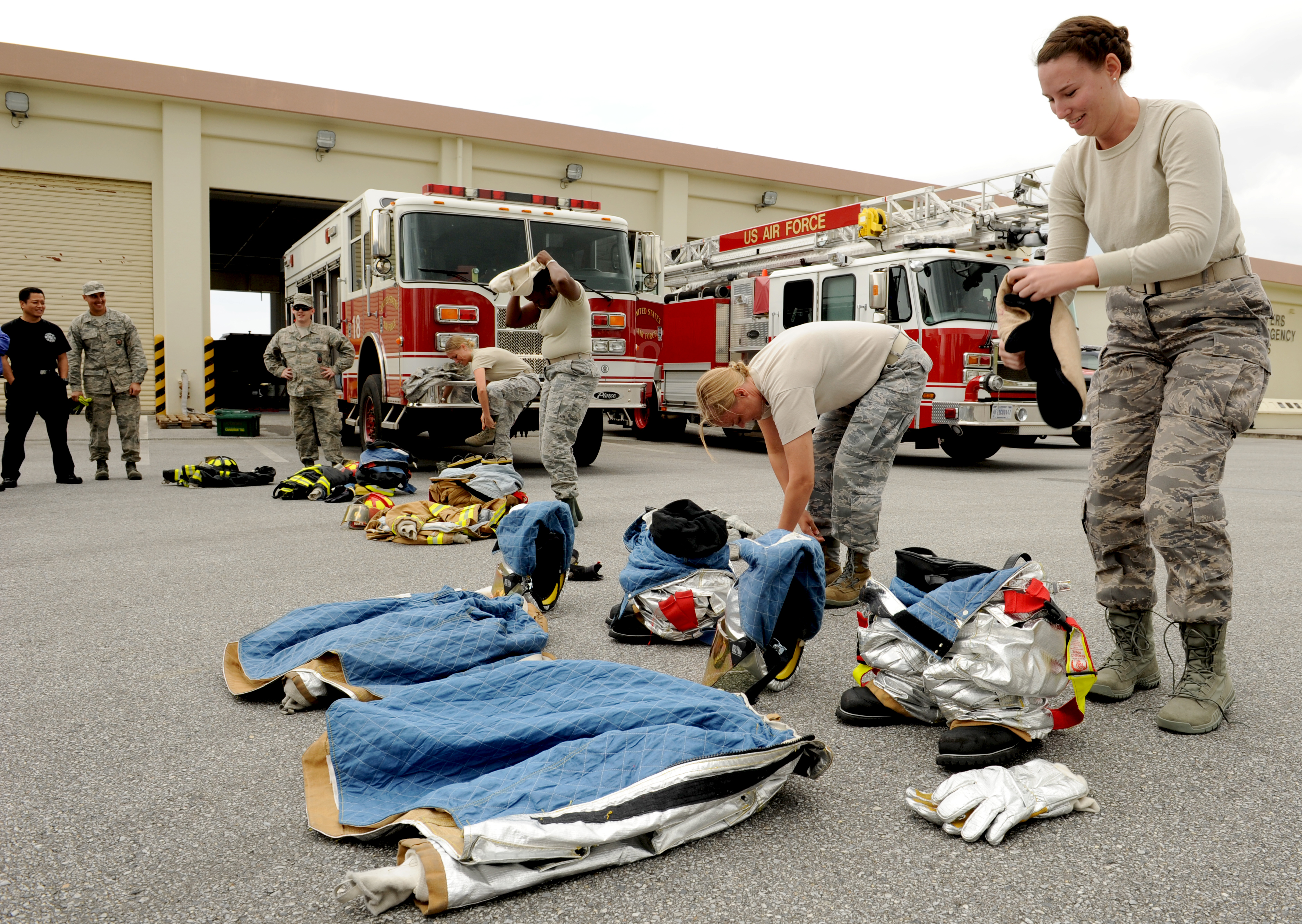 Kadena's Model Program trains with 18th CES > Kadena Air Base > Article ...