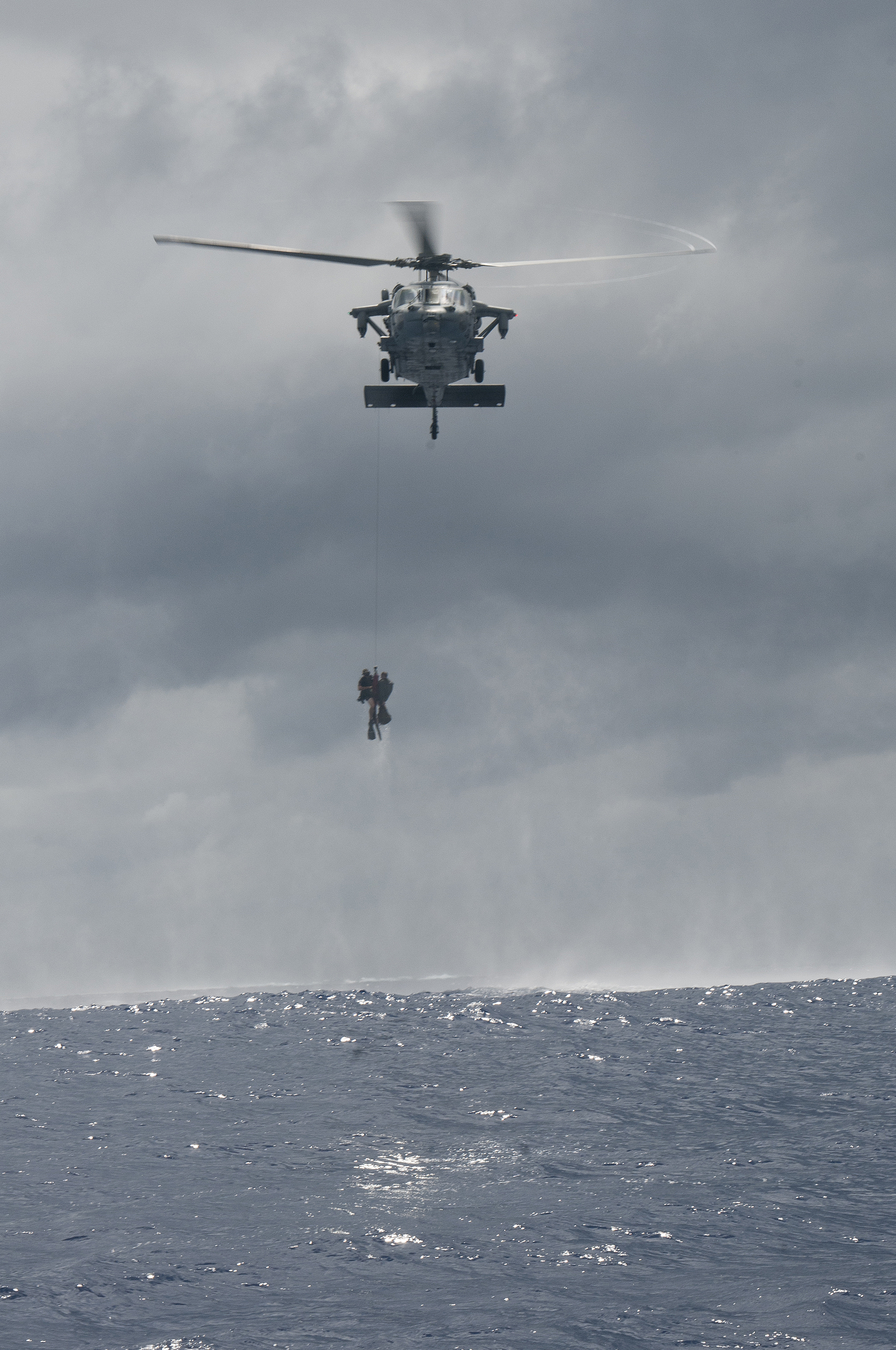 An MH-60s Seahawk helicopter assigned to Helicopter Sea Combat Squadron ...