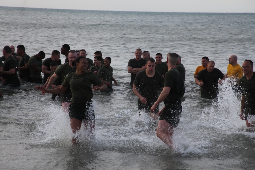 CNATT Polar Bear Plunge builds unit cohesion