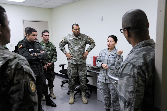 Inter-American Air Forces Academy visits Aerospace Physiology