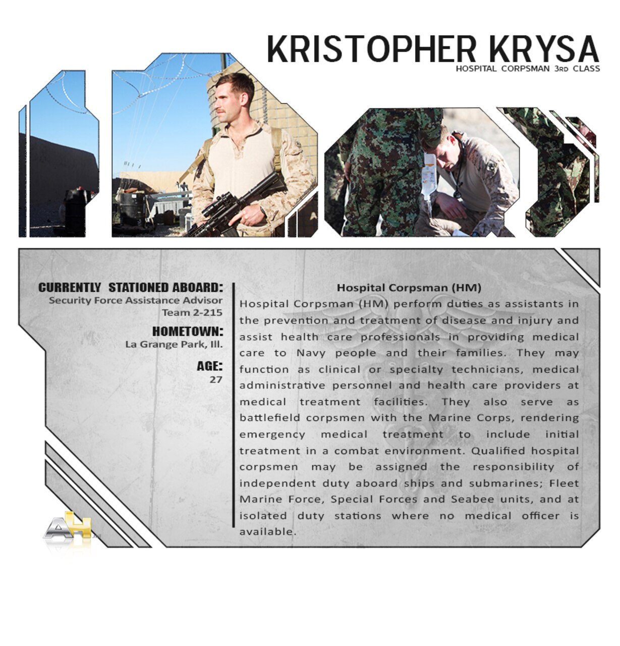 HM3 Kristopher Krysa > U.S. Navy - All Hands > Stories