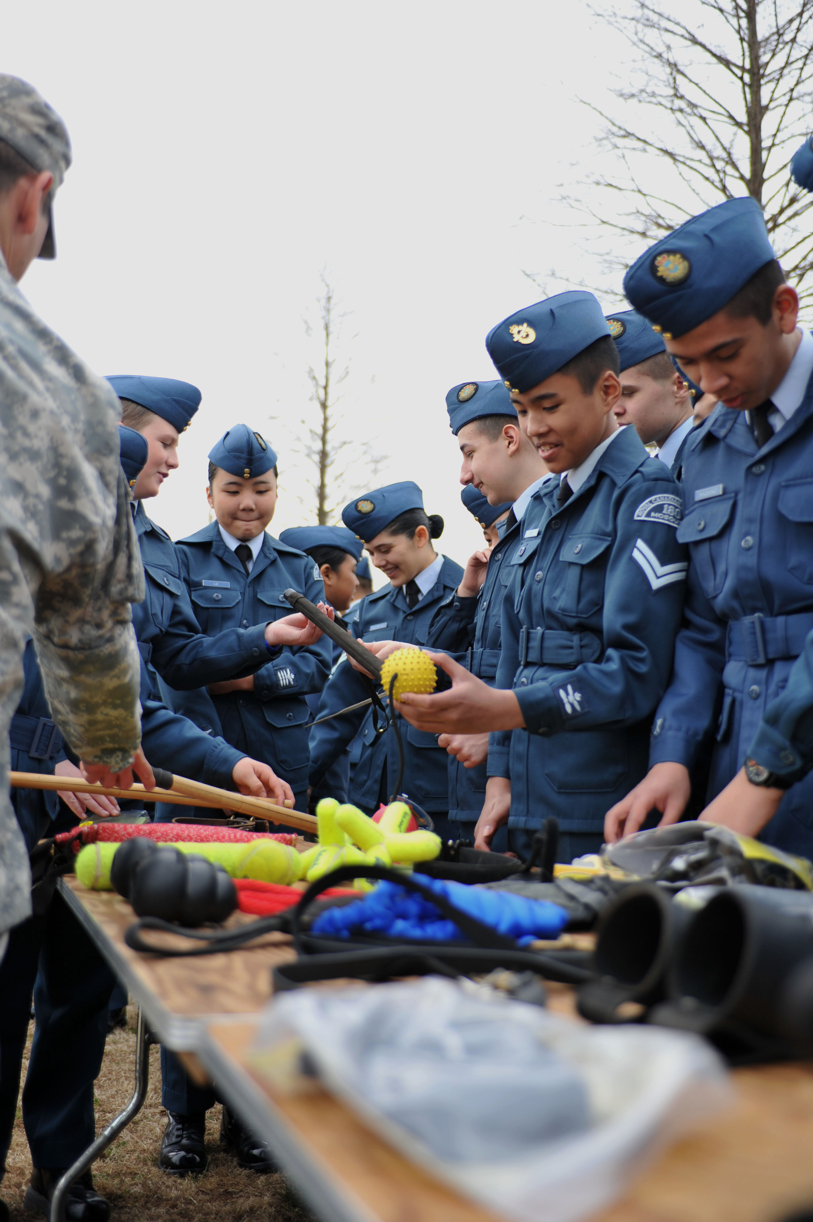 Candian Air Cadets tour JBLE