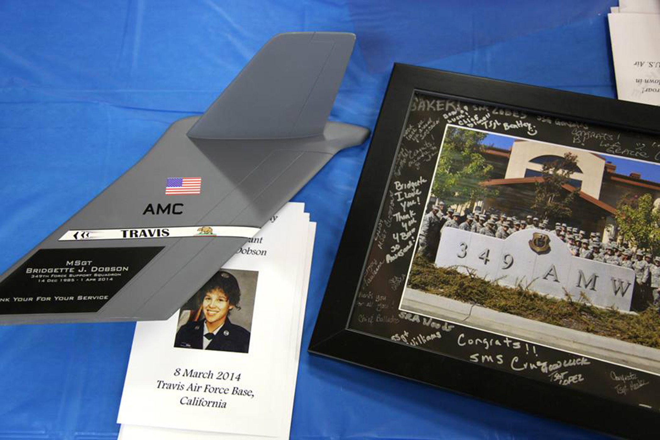 349th Force Support Squadron member retires from Air Force Reserve ...