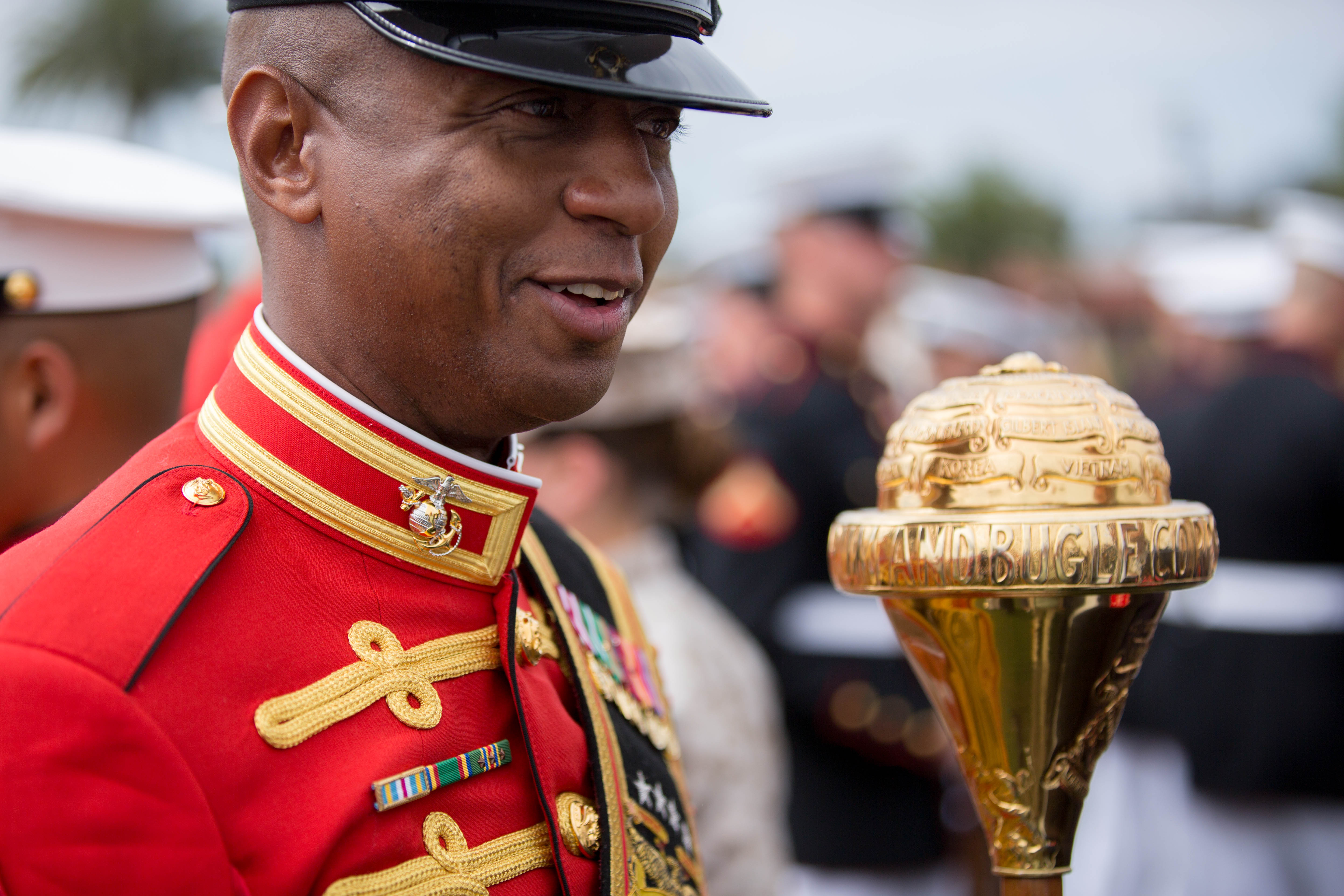 Battle Color Detachment executes precision drill during Pendleton ...
