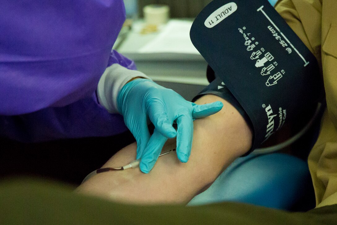 Giving blood, saving lives: 2nd MLG donates