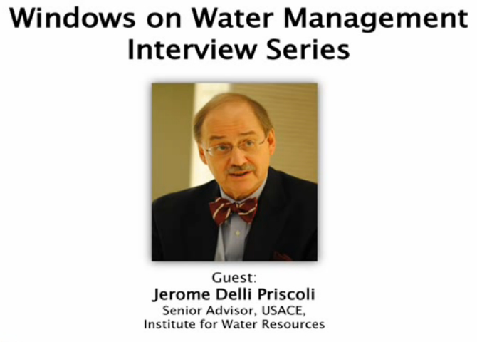 AWRA Interview of USACE IWR’s Dr. Delli Priscoli Highlights the 1965 ...