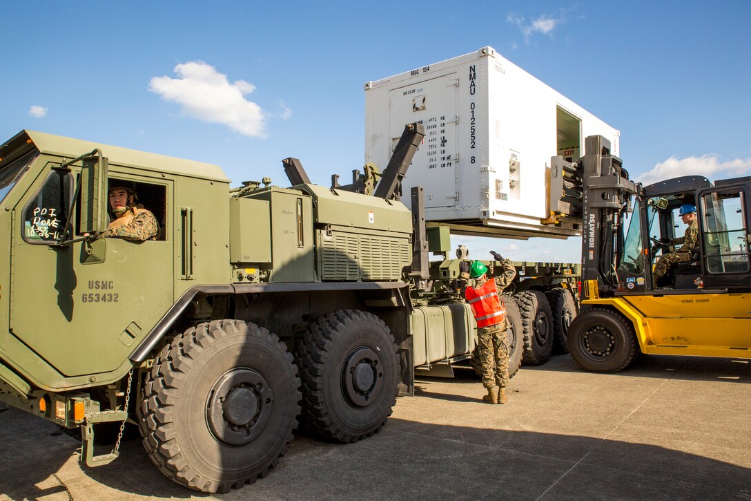 MWSS-171 drivers, operators assist in MALS-12 relocation