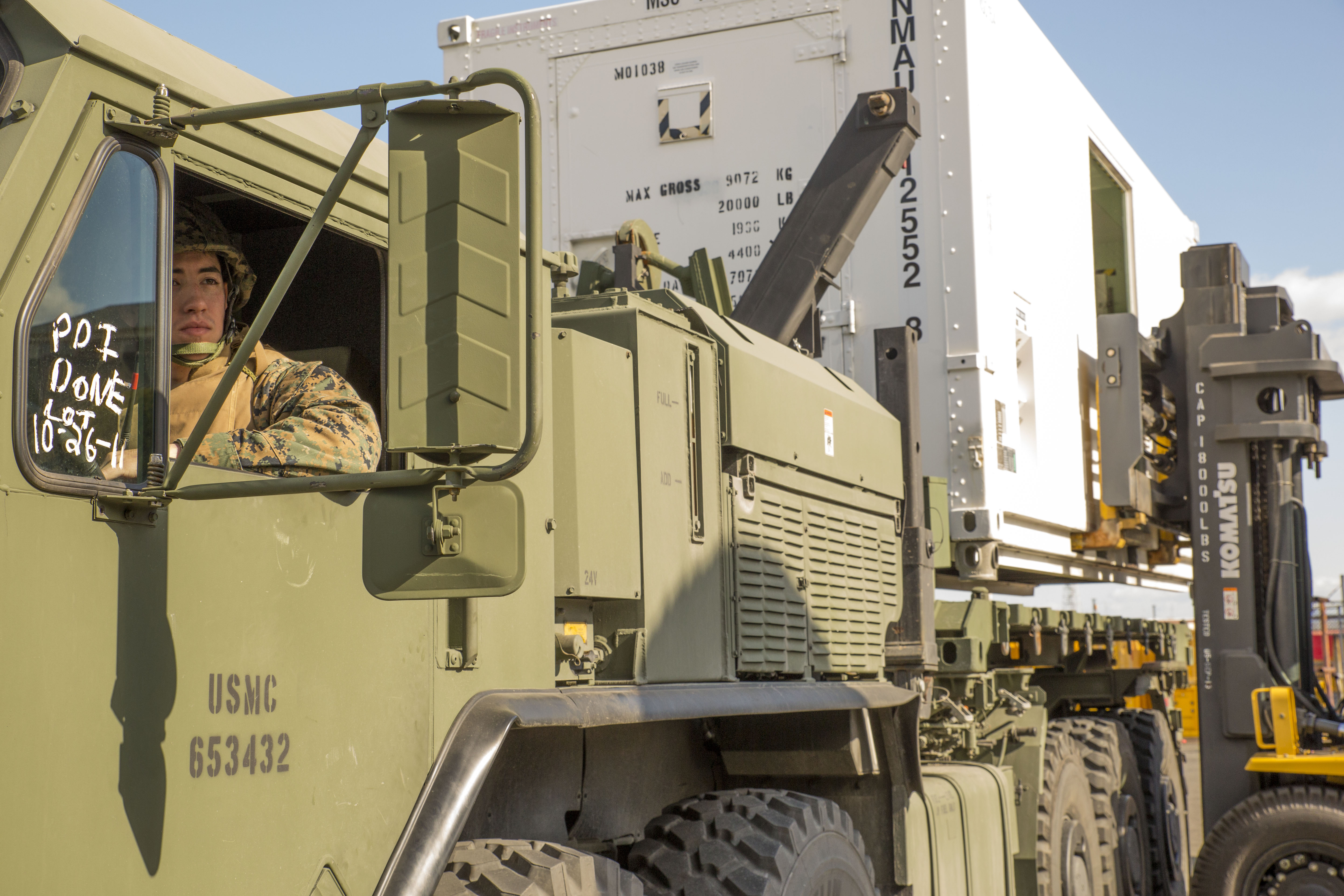 MWSS-171 drivers, operators assist in MALS-12 relocation