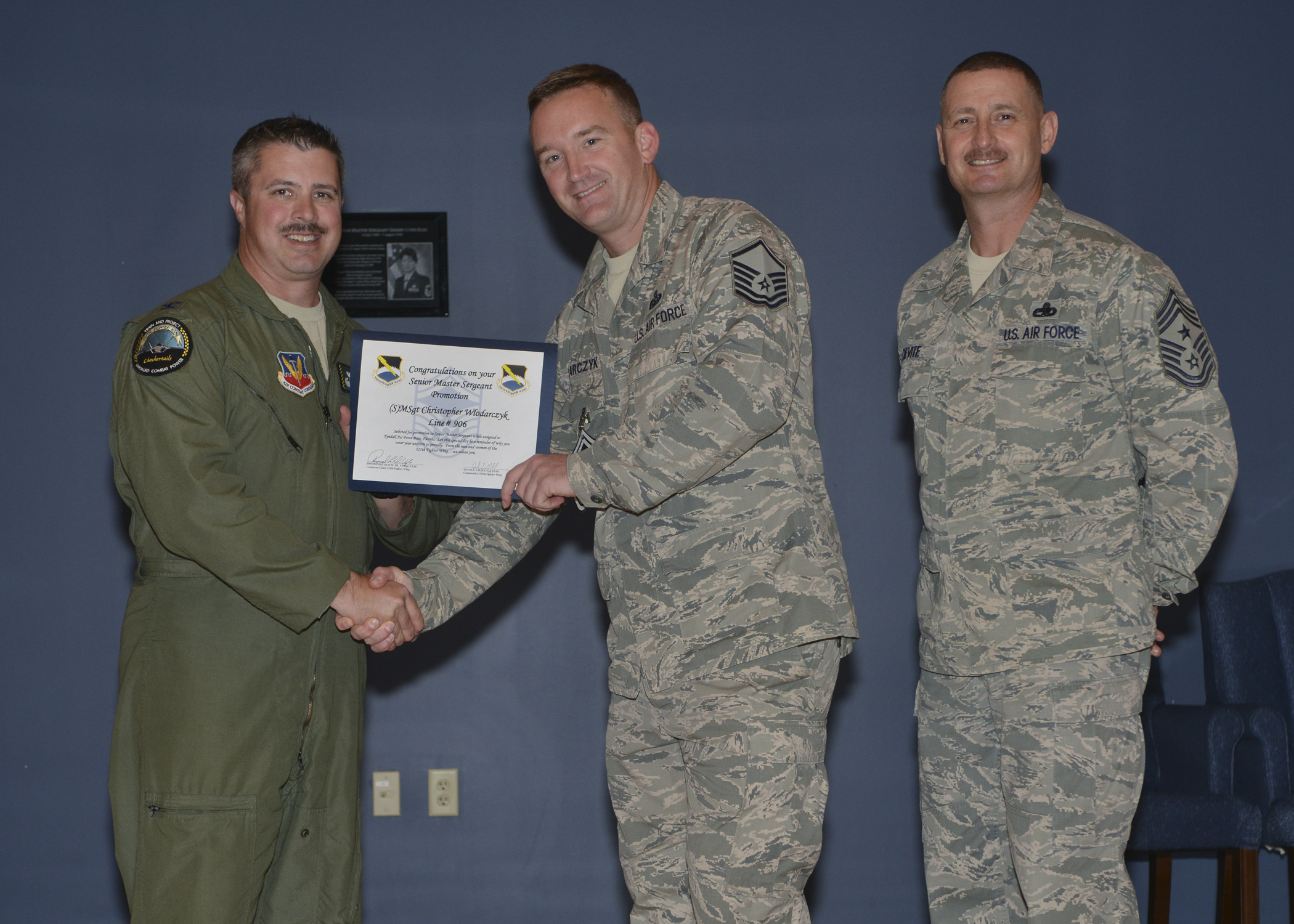 Congratulations to the new Senior Master Sergeants selects > Tyndall ...