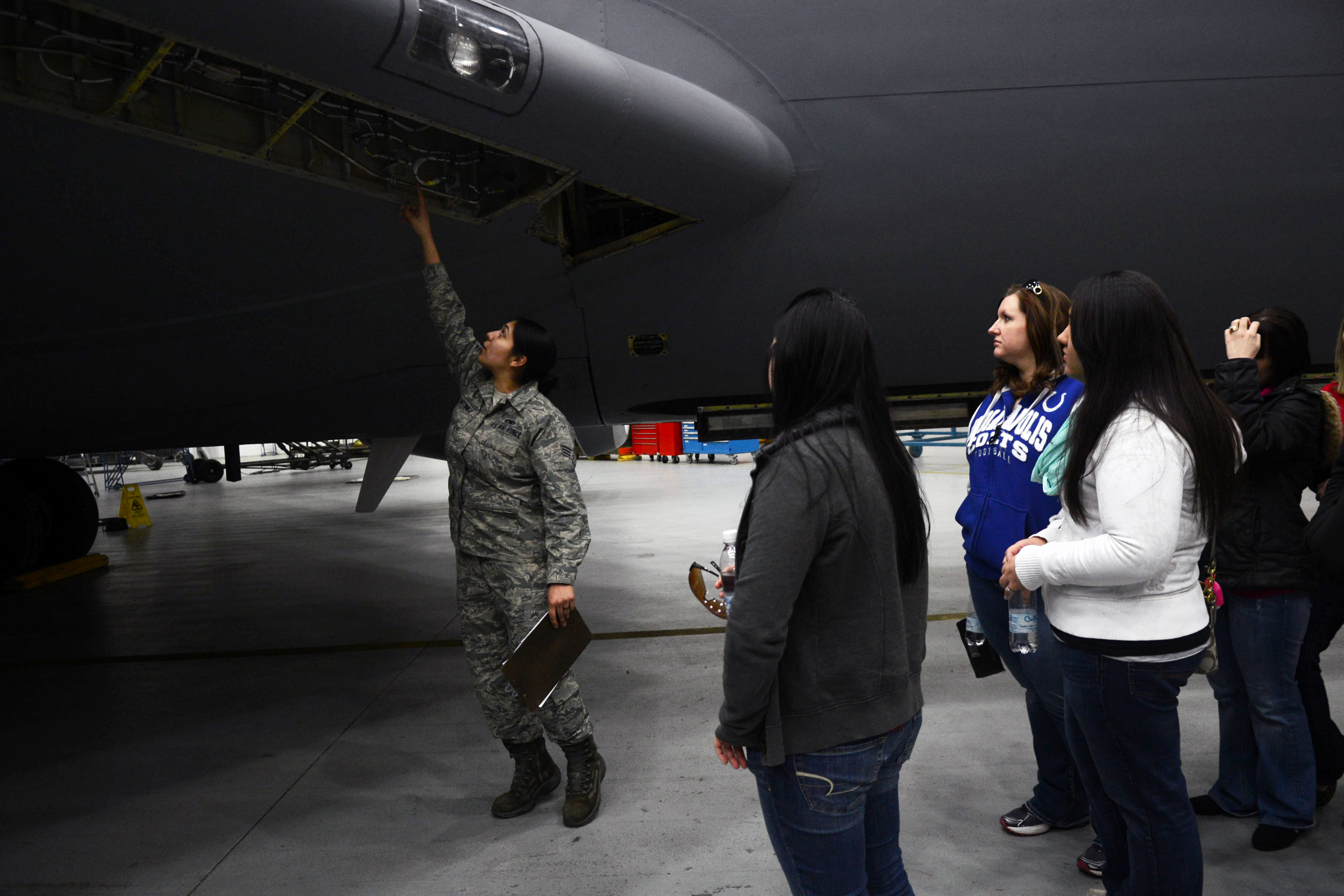 100th AMXS hosts spouse visit