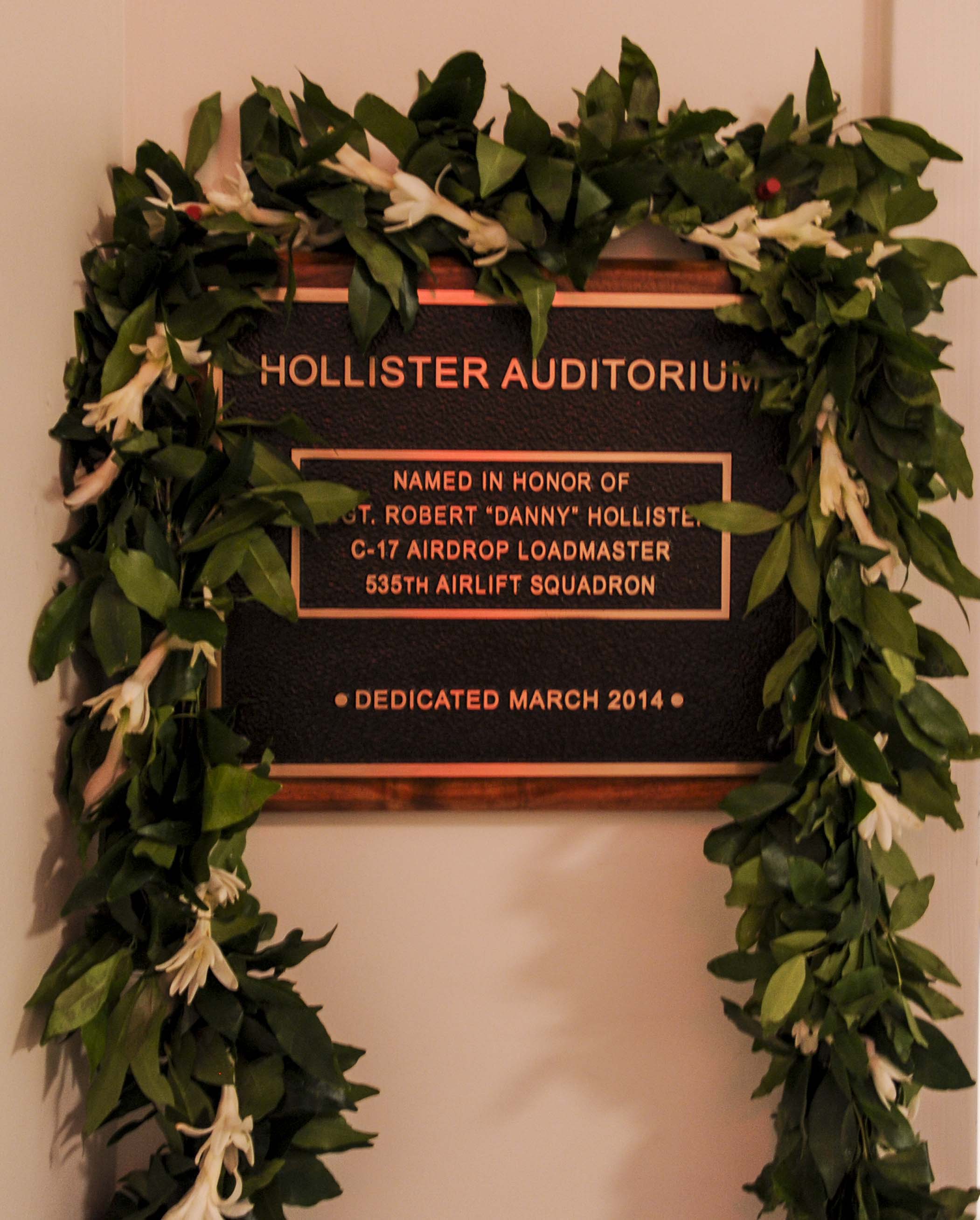 535th Airlift Squadron Auditorium rededicated to fallen Airman > 15th ...