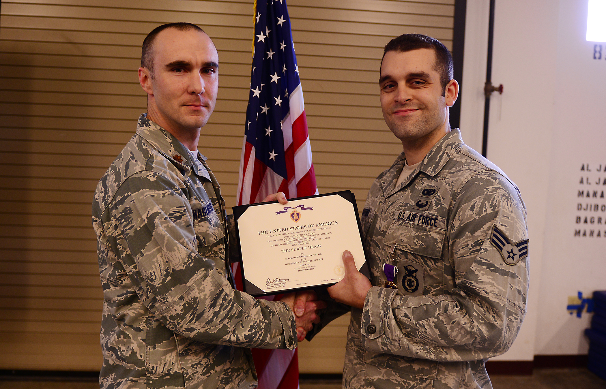 Moody Airman awarded Purple Heart > Moody Air Force Base > Article Display