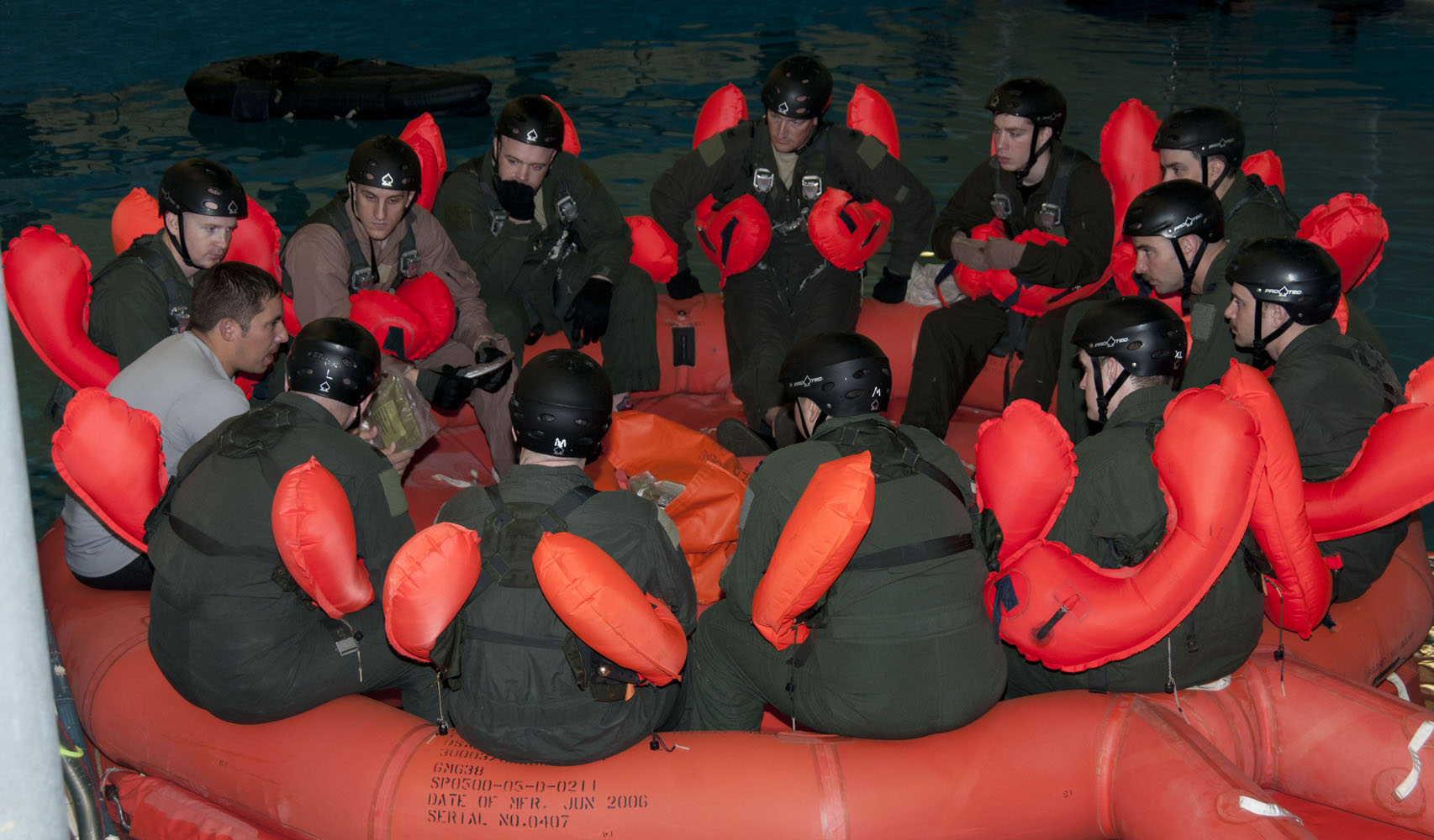 Water survival training provides life-saving skills for aircrew > Royal ...