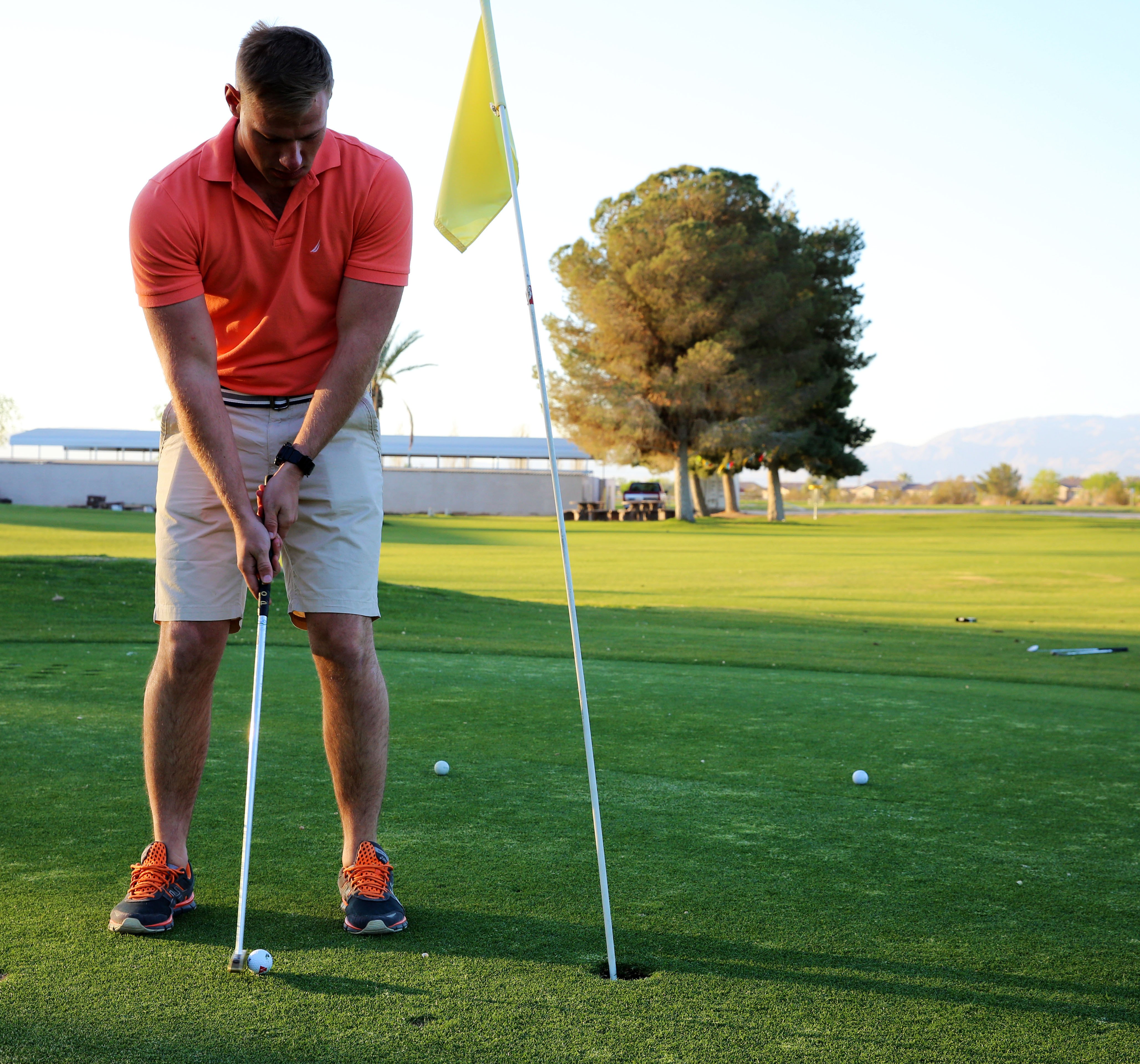 Darkside Marines swing away during golf tournament