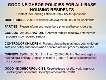 Good Neighbor Policy Document